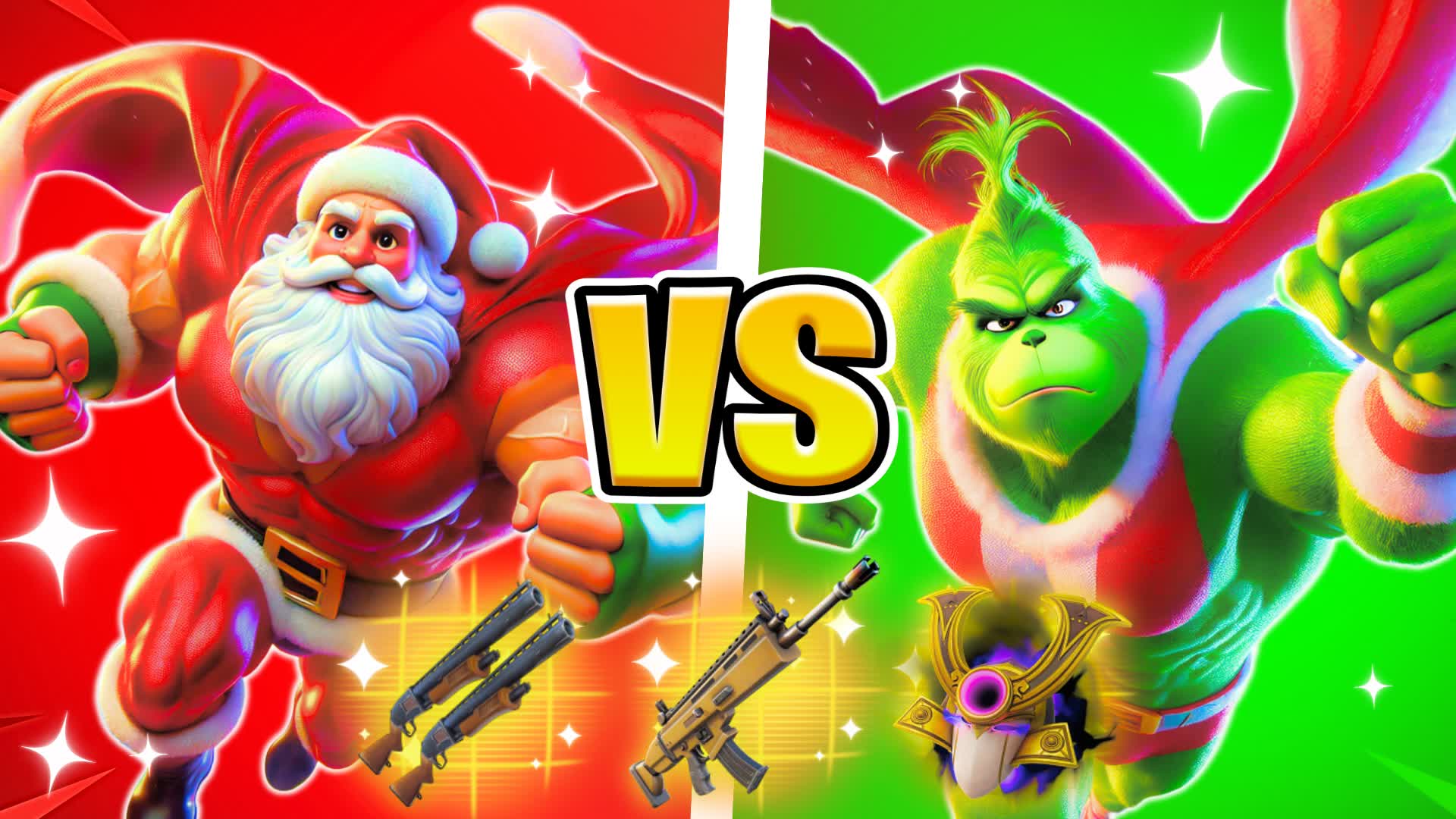 GRINCH VS SANTA 6573-3266-9537 by dinerostudios - Fortnite Creative Map ...