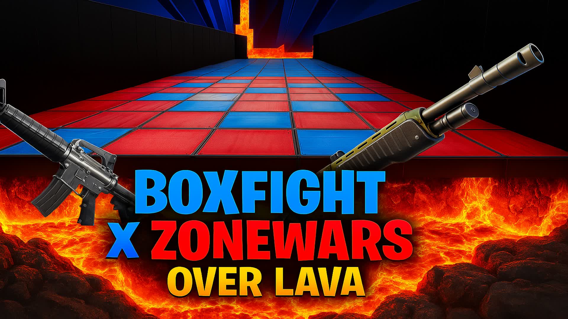 BOXFIGHT OVER LAVA ZONEWARS 6561-1156-9868 by doomzt - Fortnite Creative Map Code - Fortnite.GG