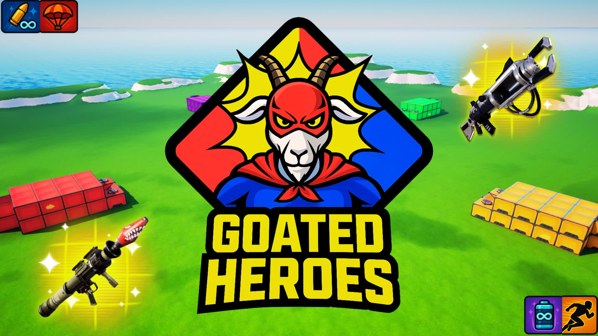 GOATED HEROES 💥 | 3V3V3V3 POWER FIGHTS 5005-2719-9263 by yr6v ...