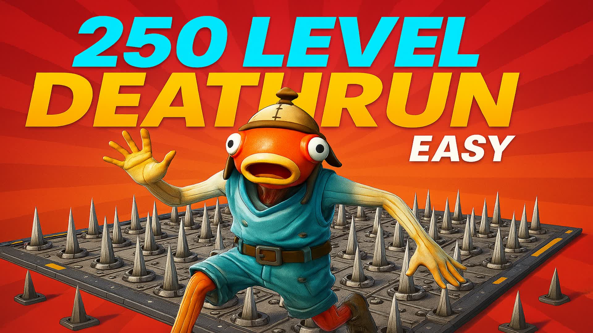 EASY DEATHRUN 250 Level 🥇 7900-0901-3162 by lktv - Fortnite Creative Map Code - Fortnite.GG