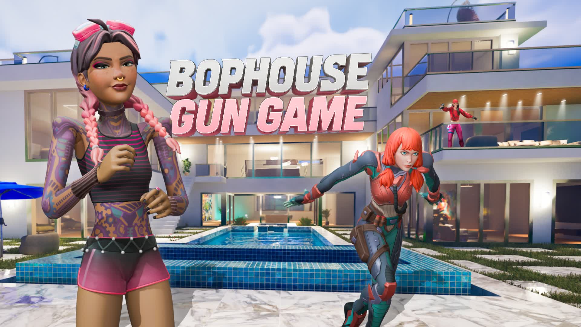 BOP HOUSE GUN GAME 3690-4003-0723 by maiklan - Fortnite Creative Map Code - Fortnite.GG
