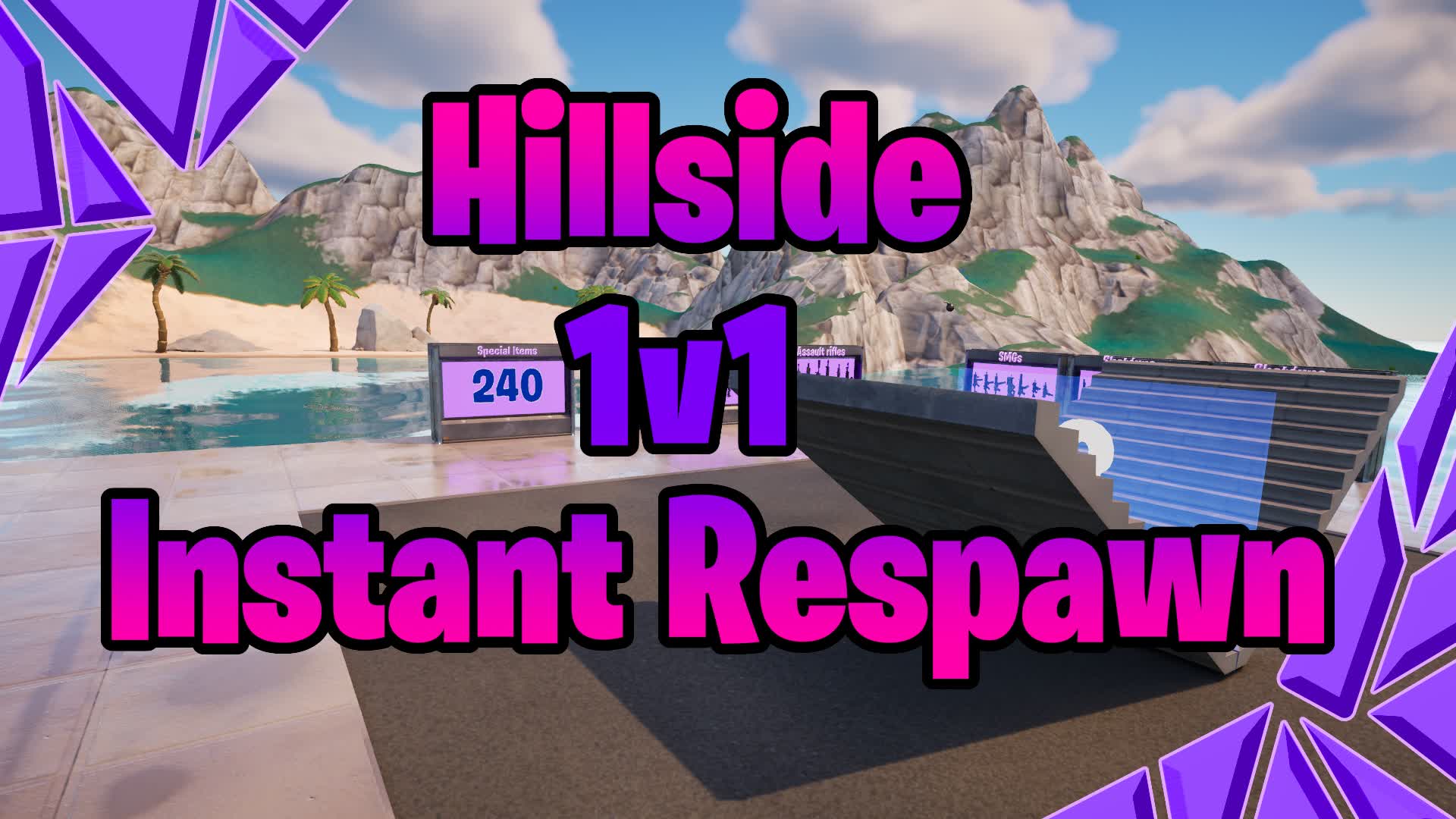 fortillagames의 Hillside 1v1 Instant respawn 4340-8545-6897 - 포트나이트