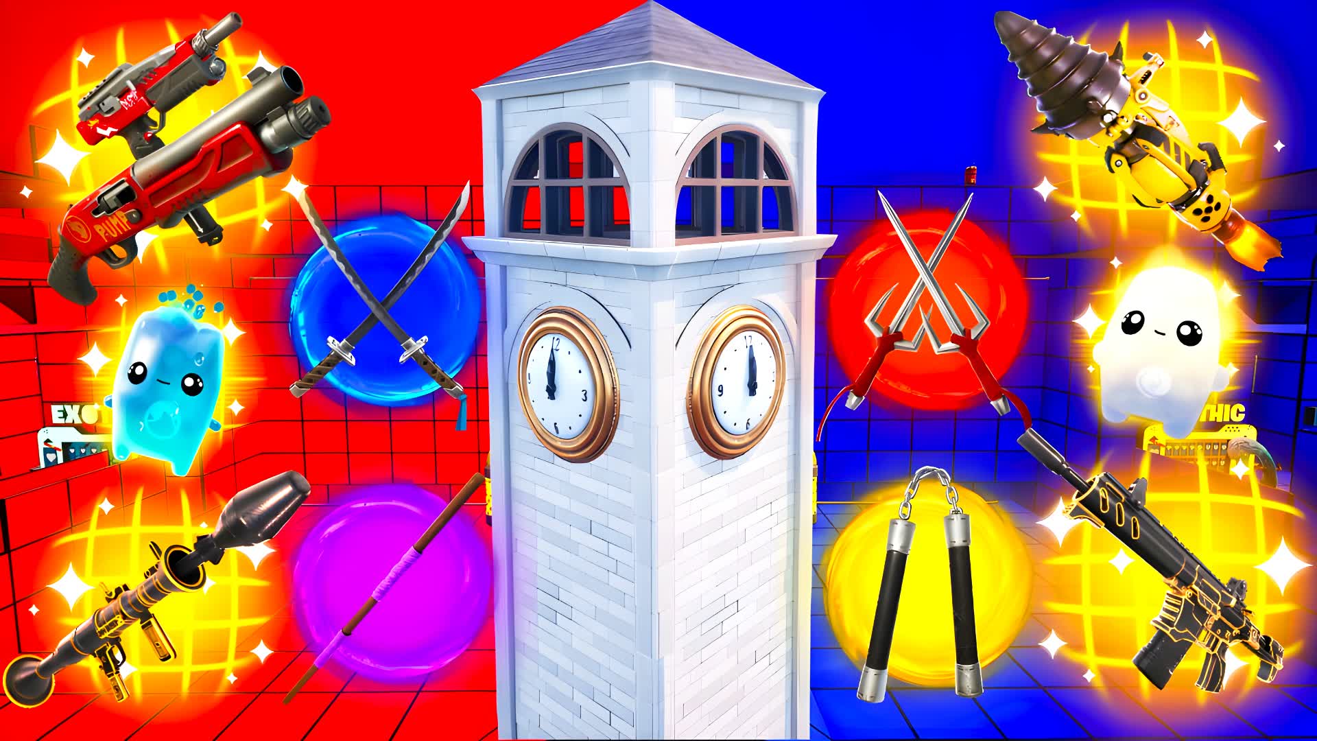 TMNT 🏆 TILTED TOWER RED VS BLUE 2039-1233-3287 by sof2 - Fortnite ...