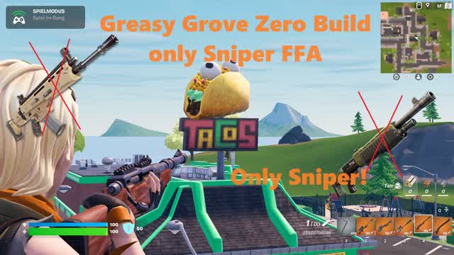 One Shot Only Sniper Zero Build FFA (S3) 5959-3163-9064 by centi - Fortnite
