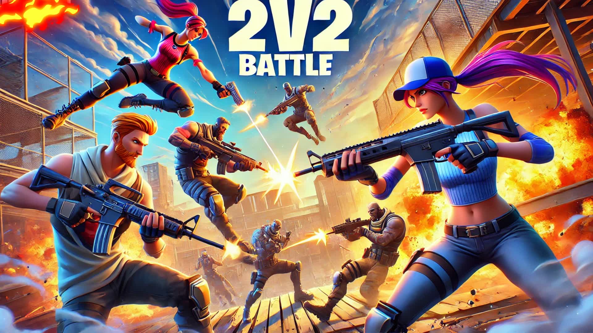 2v2 Battle arena 7023-0968-3627 by mrrgb - Fortnite Creative Map Code ...