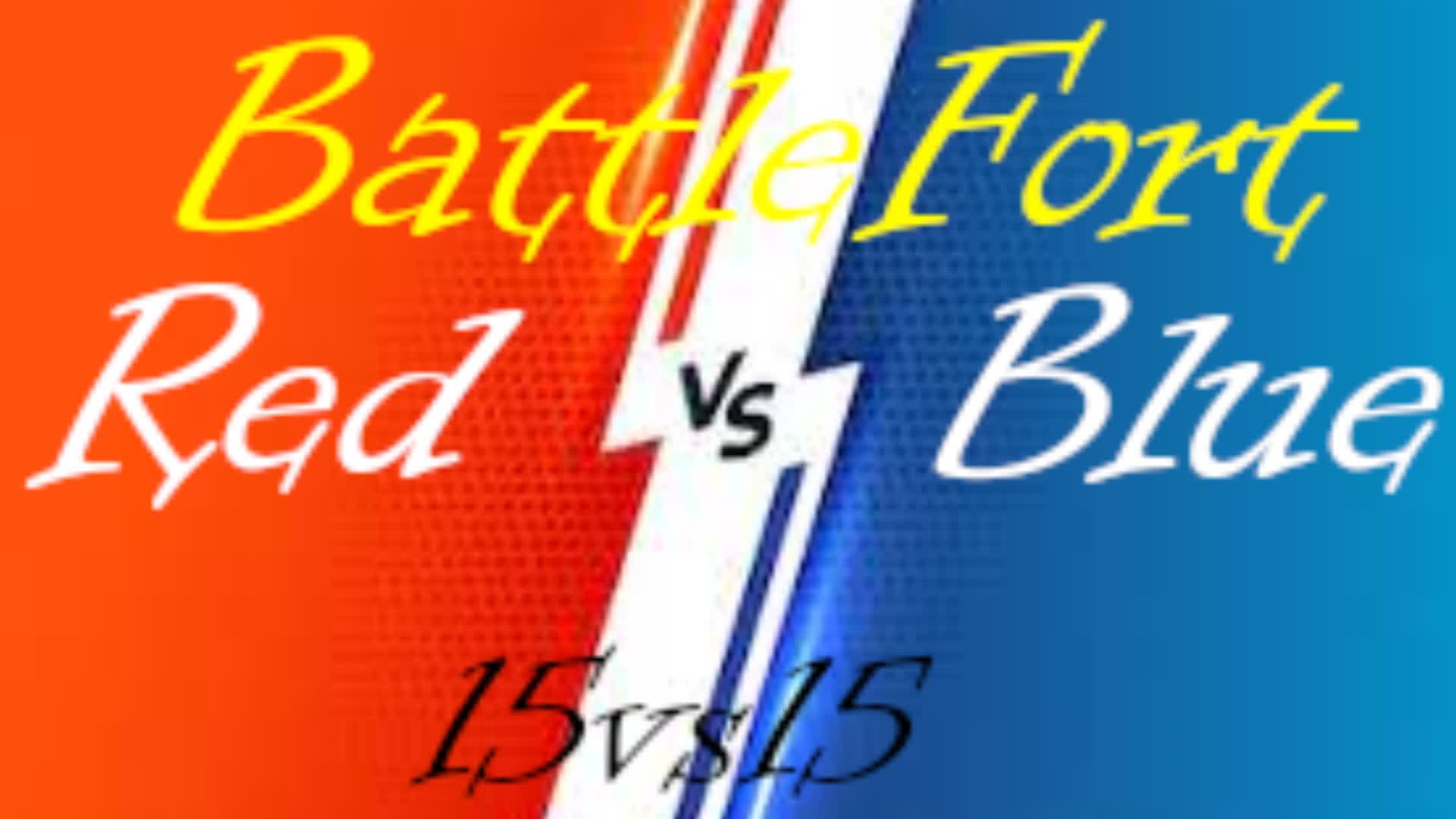 Red VS Blue BattleFort 1104-0089-7106 by Twitch_xDragoRex - Fortnite.GG