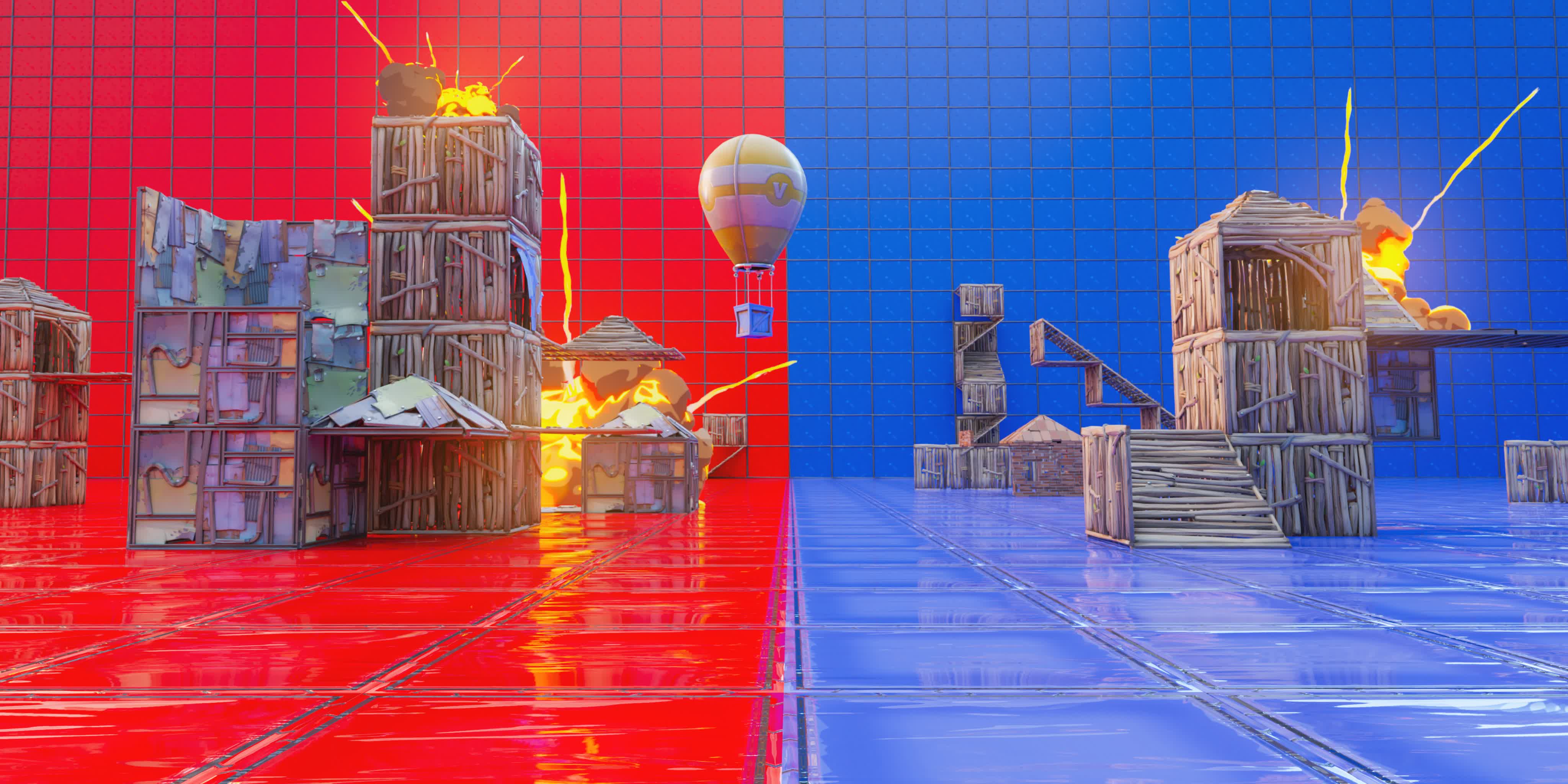 AMAZING RED VS BLUE 🔴🔵 🔫 5018-9615-0109 by redvsbluepit - Fortnite ...