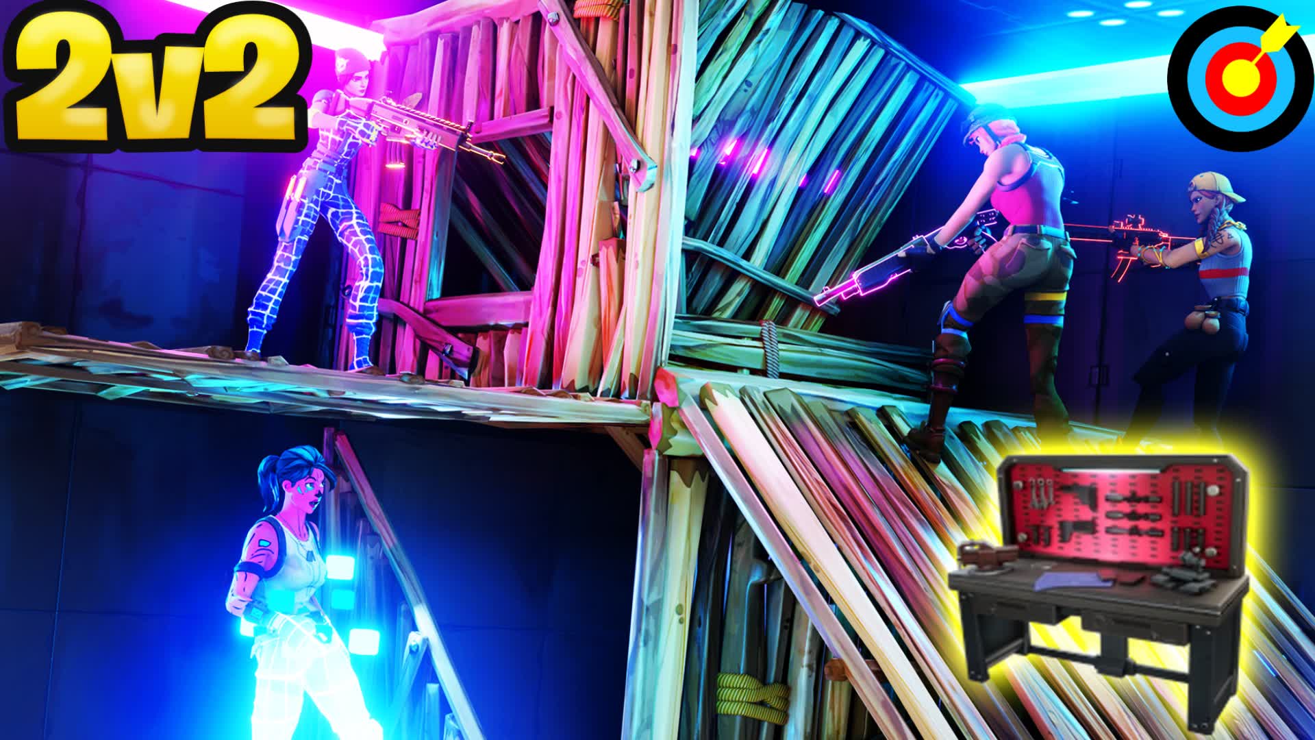 Piece Control 2v2 🎯 0148-0322-5437, de bullseye — Fortnite