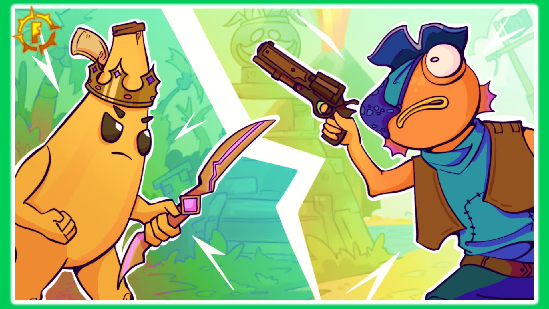 🏝️🍌 JUNGLE RUSH - PEELY VS FISHY 🐠🏝️ 1579-1123-9285 by kirious ...