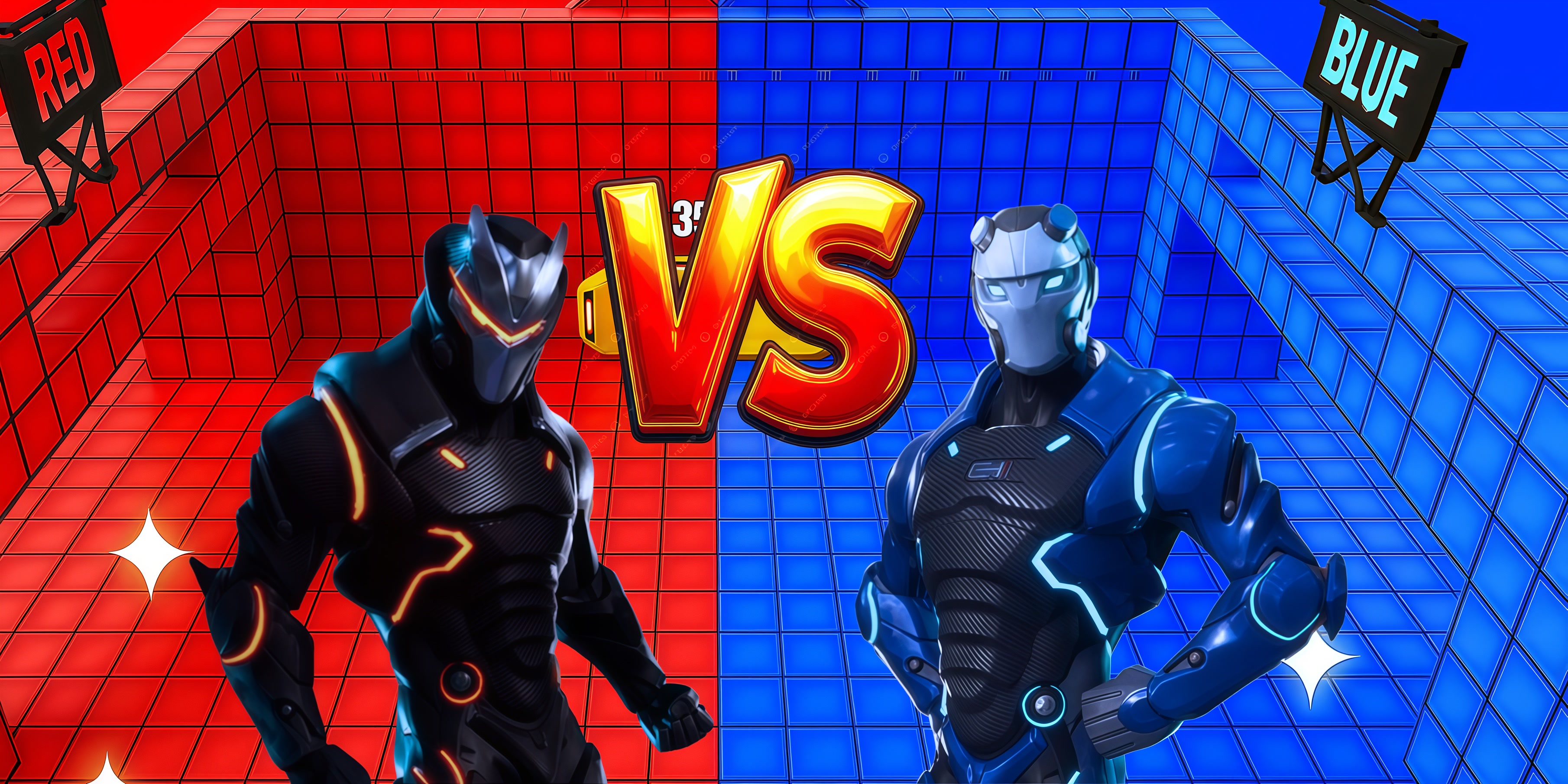 OMEGA RED VS CARBURO BLUE 🔴🔵 0532-4593-1999 by islaroyale - Fortnite ...