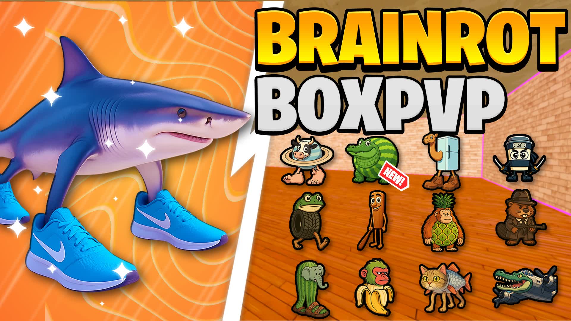 🧠SUPER BRAINROT 📦 BOXFIGHTS 8430-5662-6206 من ابتكار naixx - Fortnite