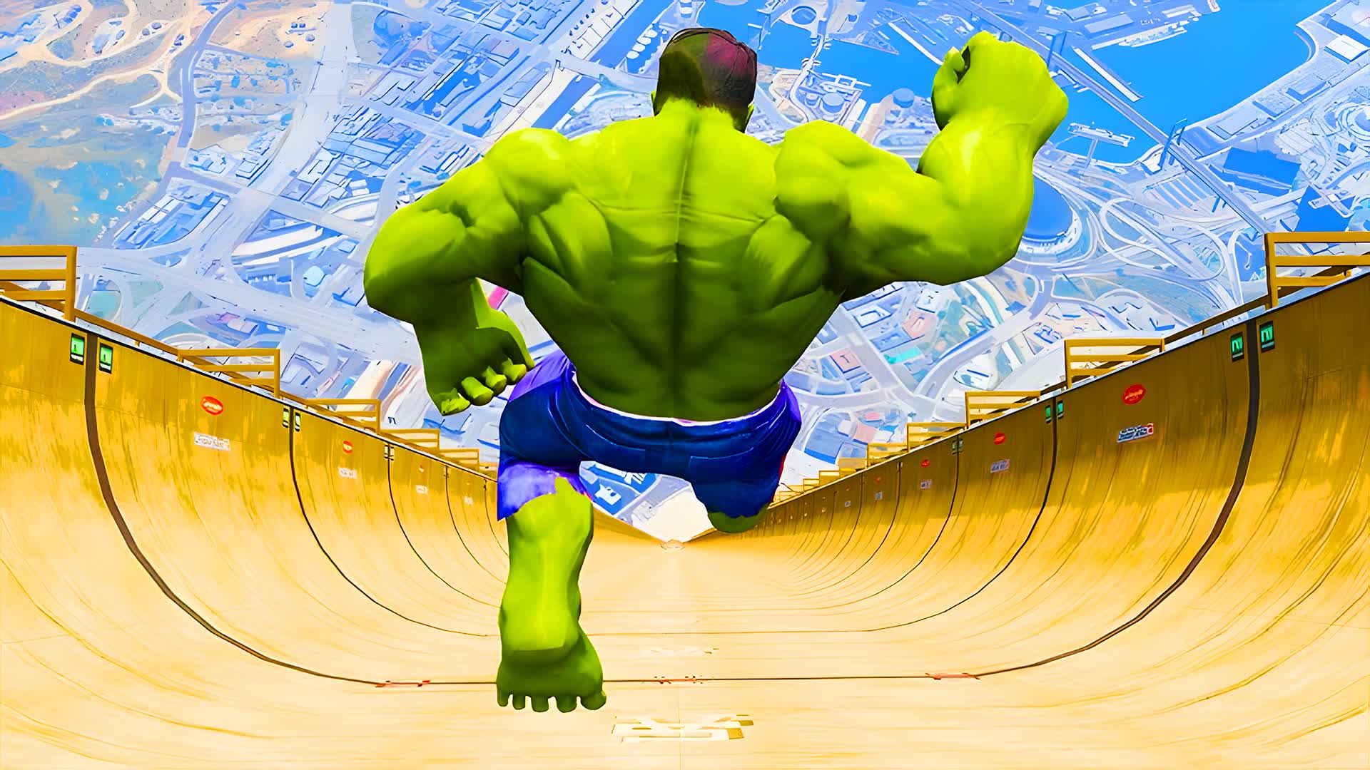 HULK MEGA RAMP 1885-1959-4180 by krimthecreator - Fortnite Creative Map Code - Fortnite.GG