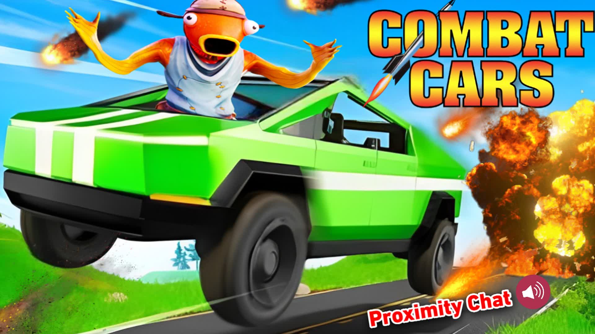 💥COMBAT CARS ROYALE🏎️💨 1333-7630-6510 من ابتكار kyd - Fortnite