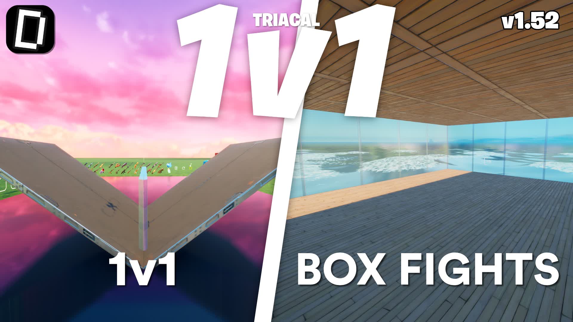 Triacal 1v1 Practice [v1.52] 8188-7424-2490 by devms - Fortnite Creative Map Code - Fortnite.GG