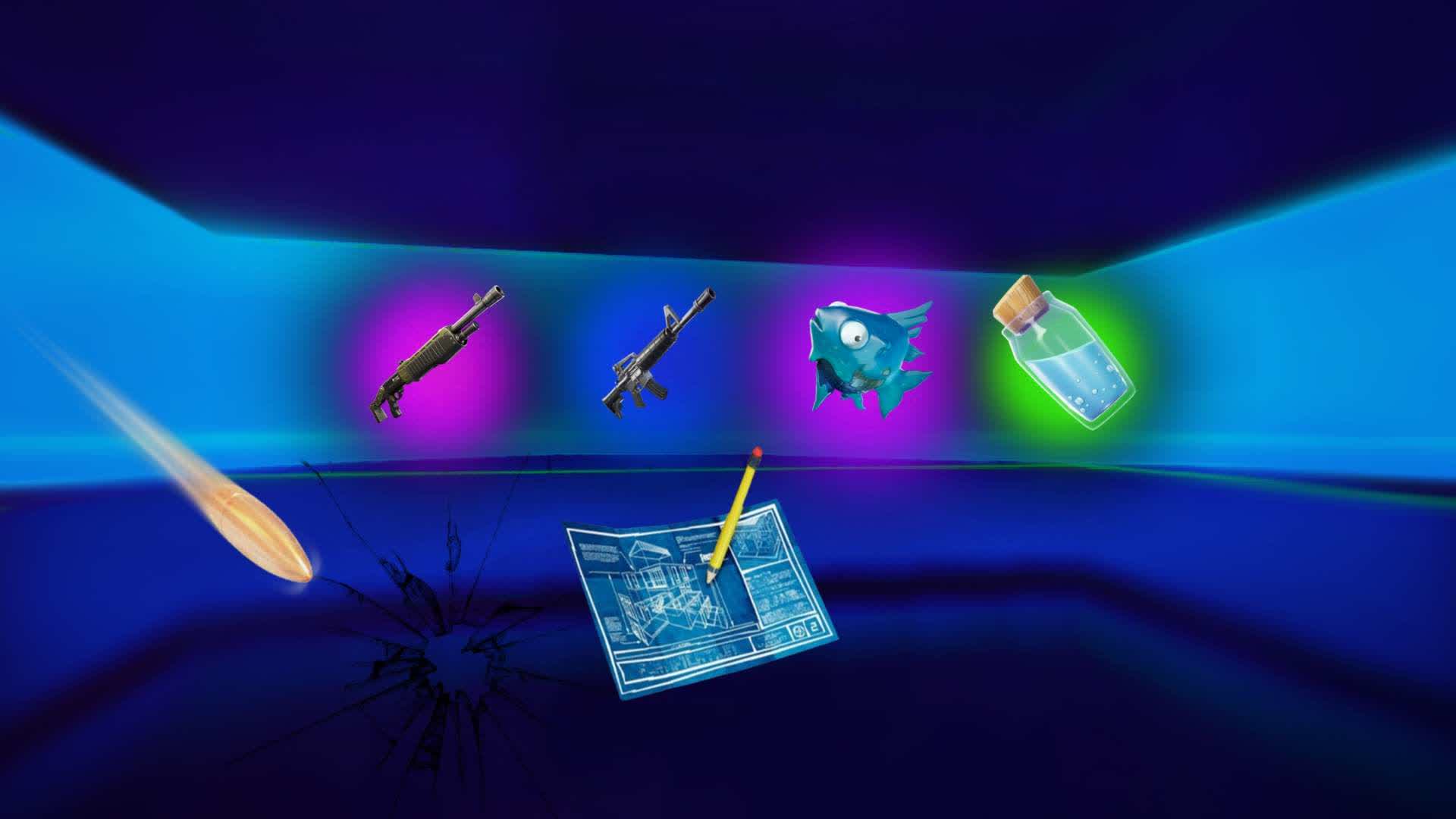 Neon Box PvP 8666-4540-7963 by mineblo - Fortnite Creative Map Code ...