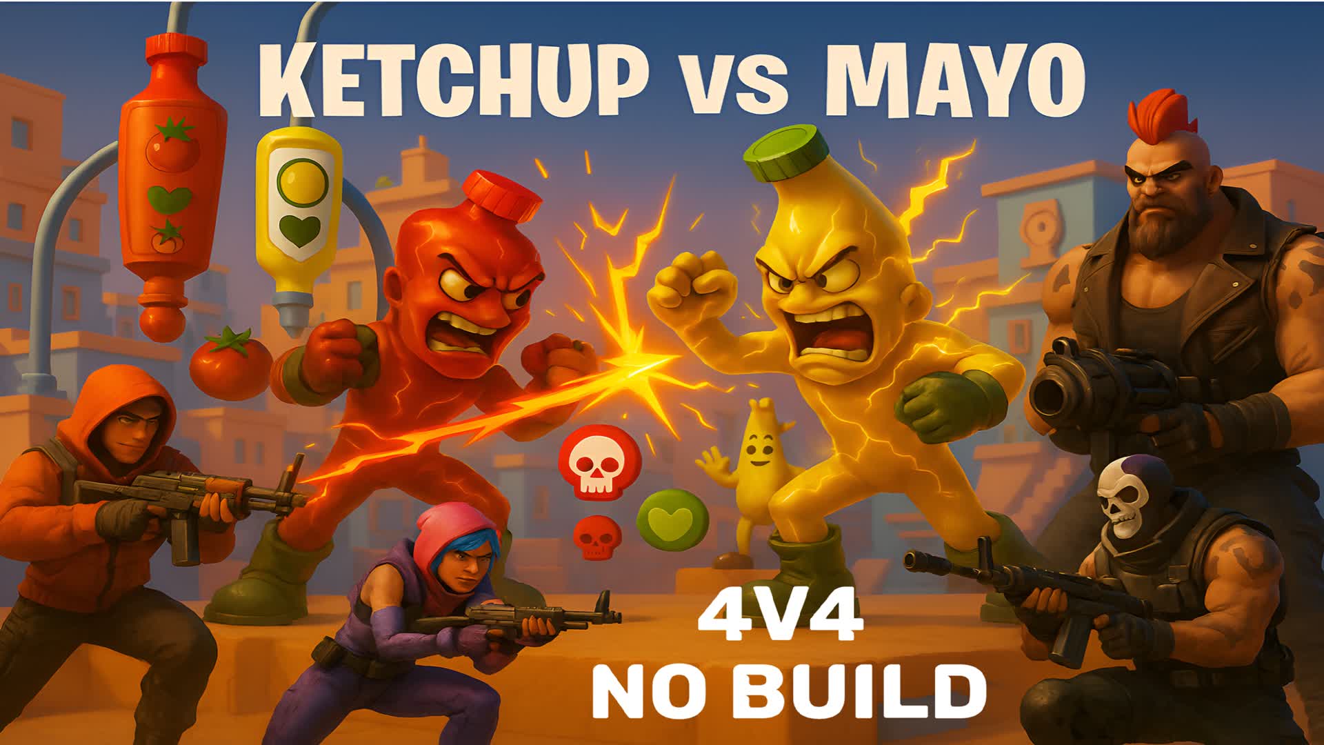 4V4 CRAZY KETCHUP vs MAYO 3858-2502-3144 by ds3a - Fortnite Creative ...