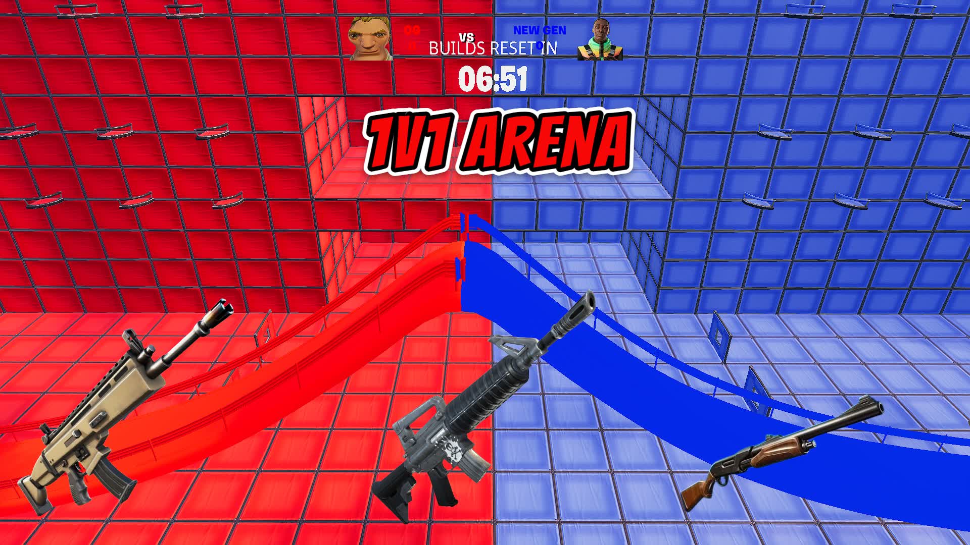 Og Red Vs Blue(Season 5) 8763-2299-9924 by cifs - Fortnite Creative Map ...