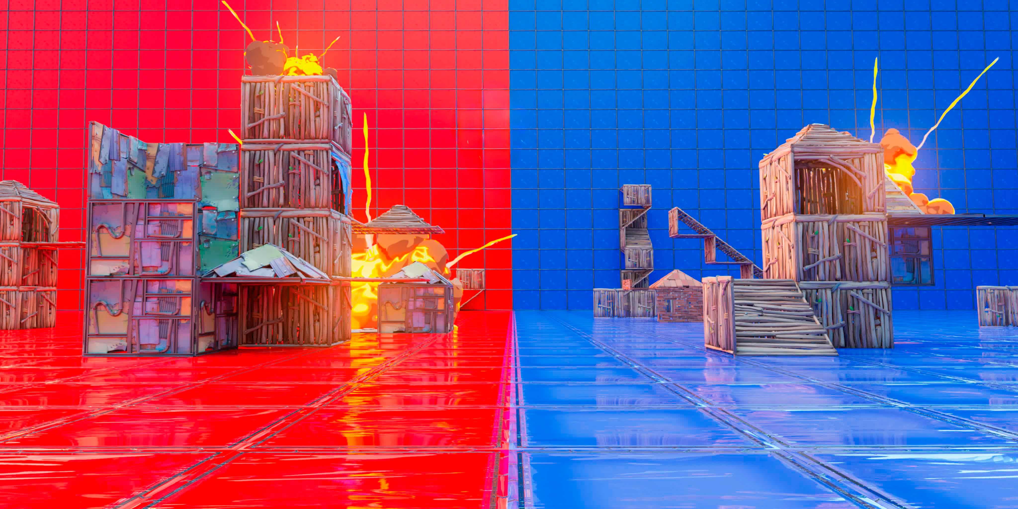 ZOMBIES RED VS BLUE 🔴🔵 UPDATED 6550-2555-0060 by tyrux7 - Fortnite ...