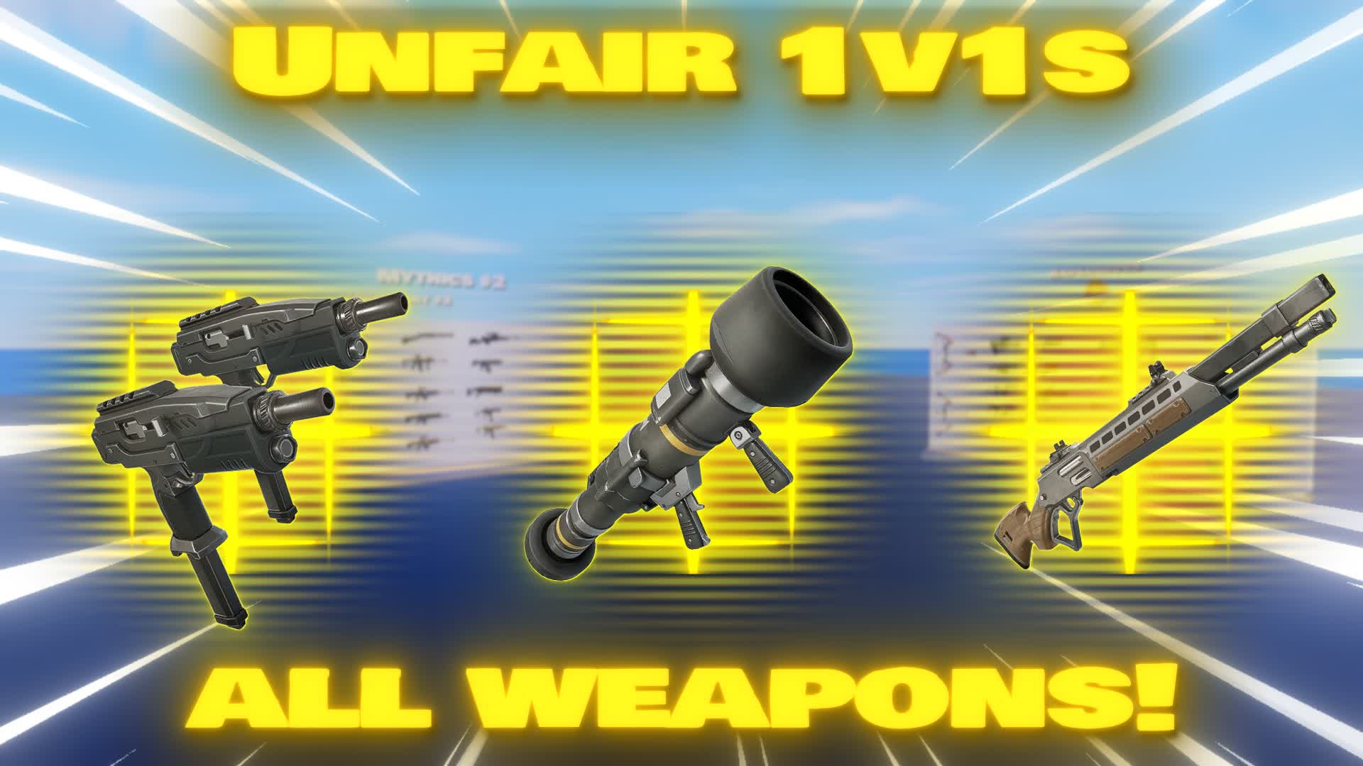 Unfair 1v1 All Weapons 1873 5215 9272 من ابتكار Xannox Fortnite