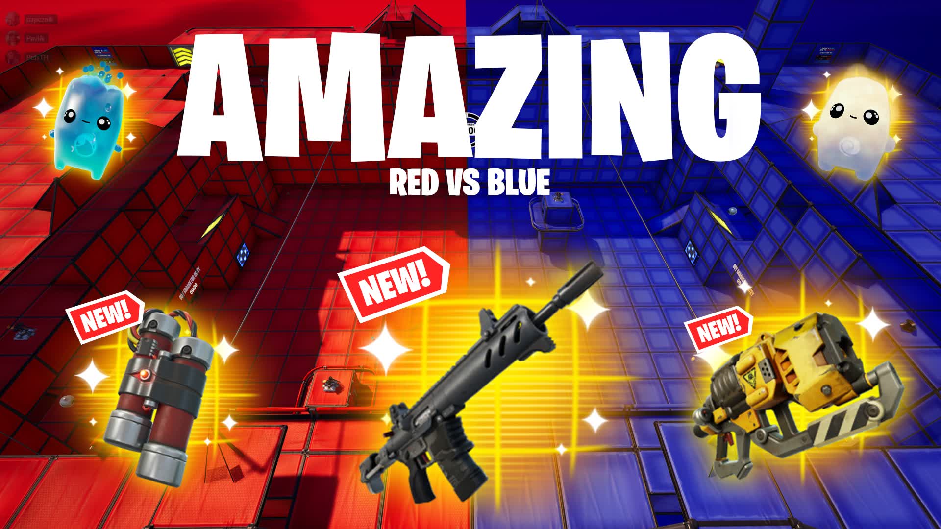 AMAZING RED VS BLUE 🔴🔵 4640-3795-8051 by mrbuba99 - Fortnite Creative ...