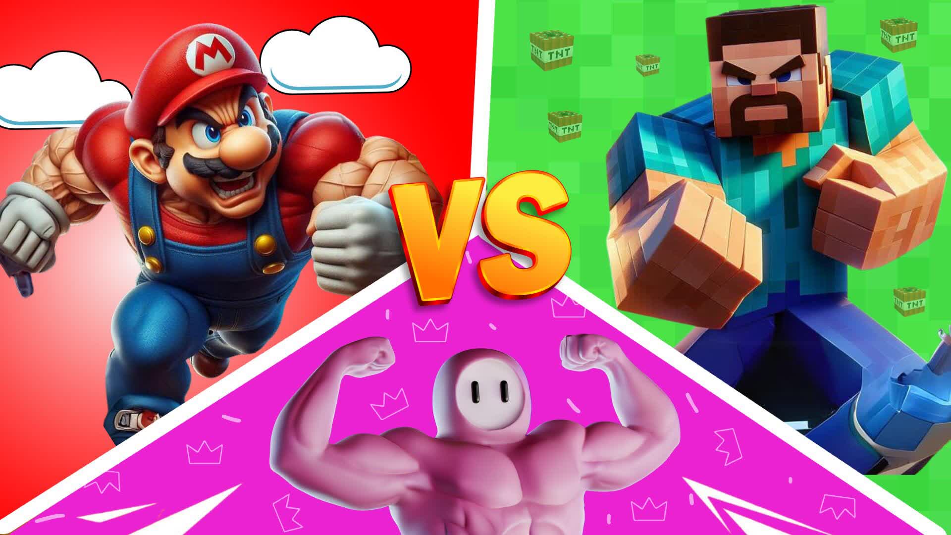 MINECRAFT VS MARIO VS FALLGUYS 7224-8676-3813 by xkarolciia - Fortnite ...