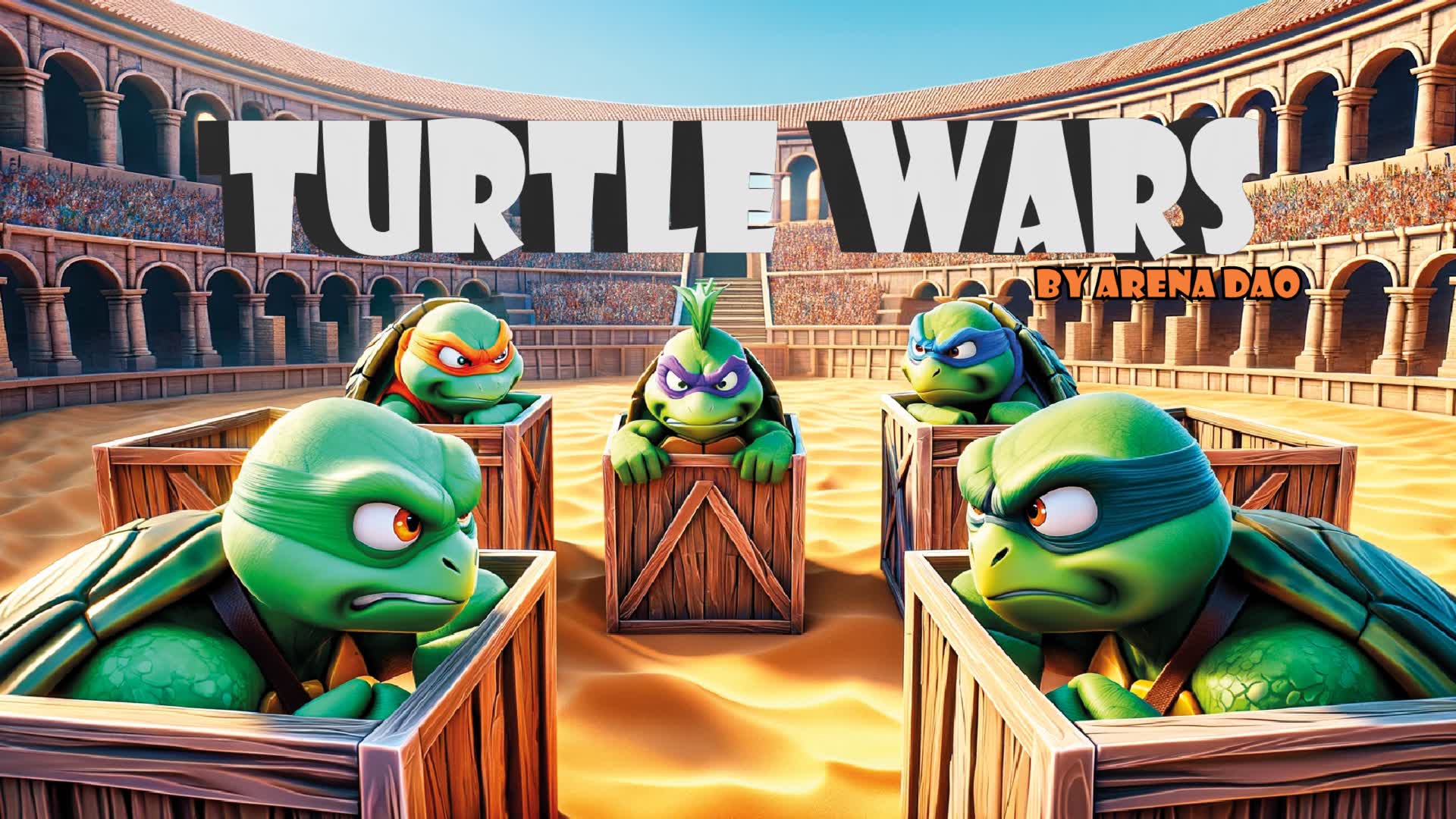 ARENA TURTLE WARS 🏆 2070-5895-1708 by arenadao - Fortnite Creative Map ...