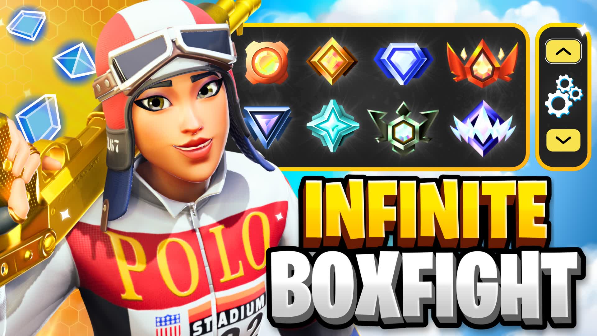 INFINITE BOXFIGHTS 📦 1316-4059-1816 by shizzyfn - Fortnite Creative Map ...