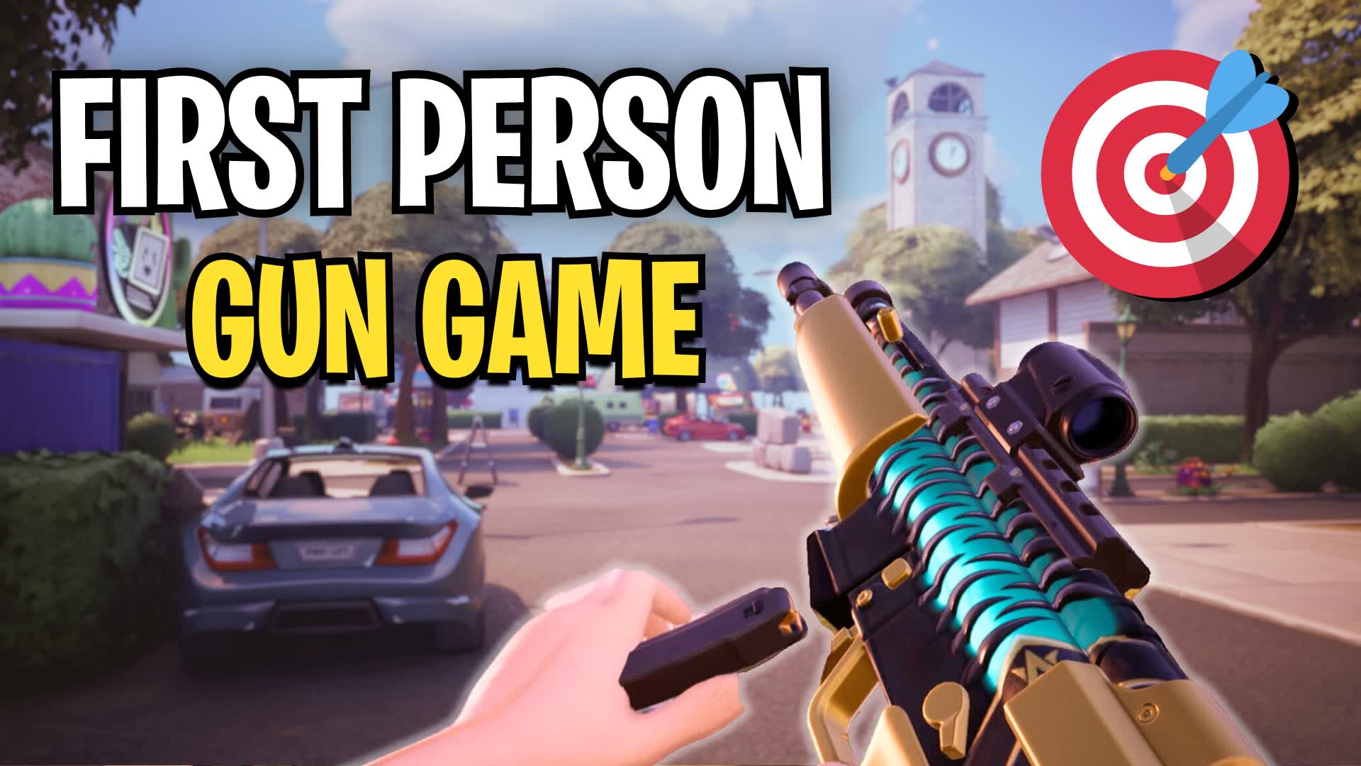 INFINITE GUN GAME 🎯 FIRST PERSON 9331-4137-3283 by nullframe - Fortnite