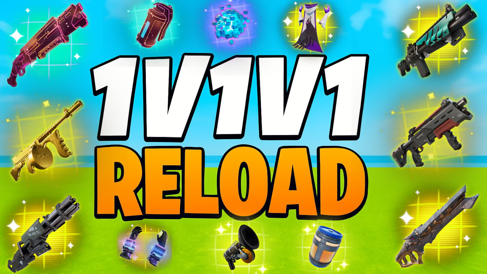 1V1V1 RELOAD ALL WEPONS 8962-8349-4876 by kempafn - Fortnite