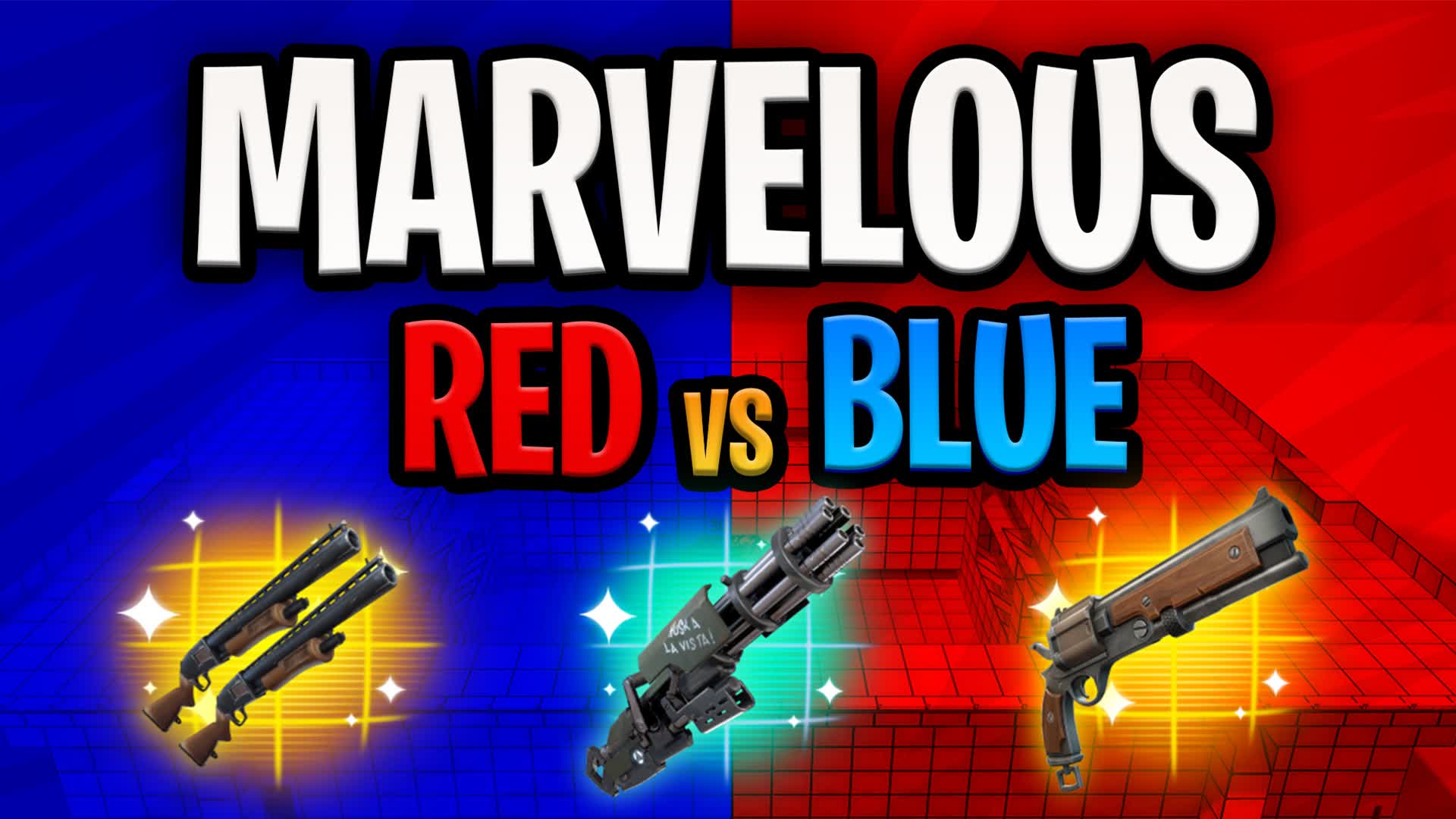 MARVELOUS RED VS BLUE 🔴🔵 1667-4420-5449 by maxziza - Fortnite Creative ...