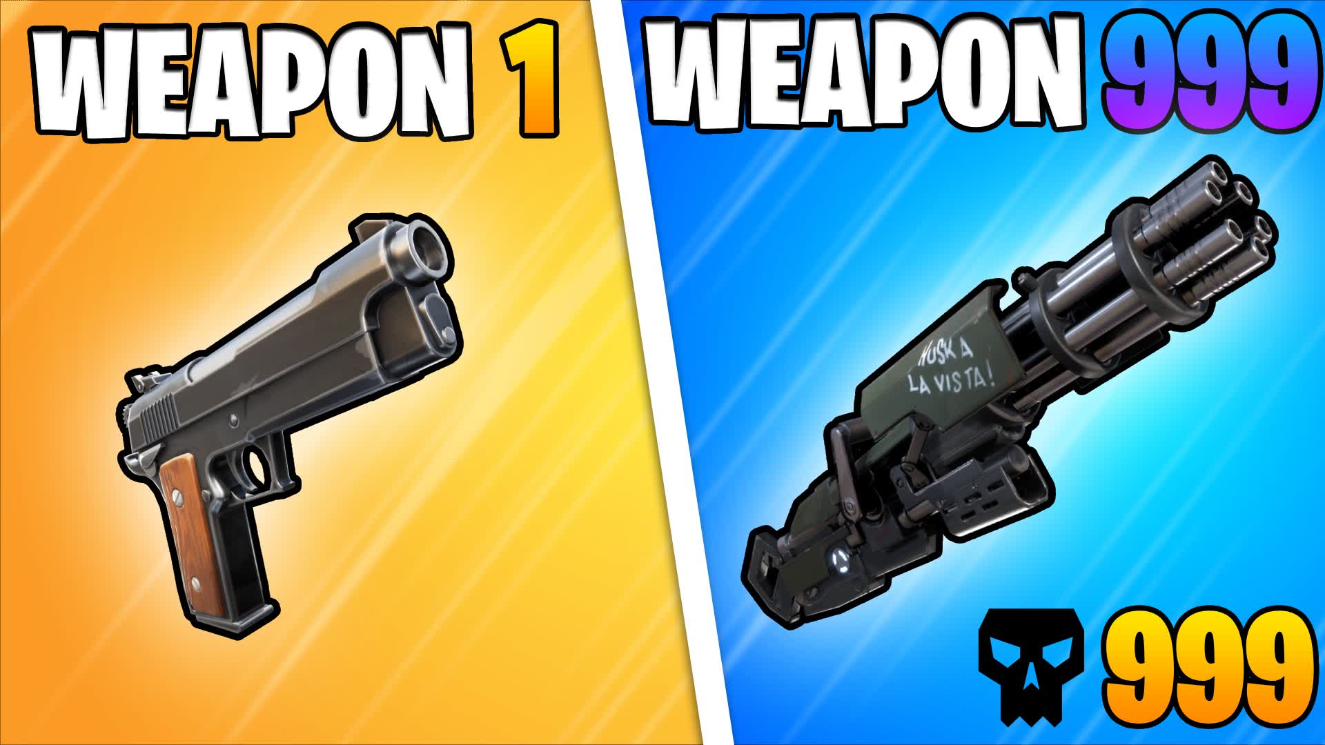 🔫 KILL = BETTER GUN 😱 GUNGAME 7046-4241-0123 by asaut - Fortnite ...