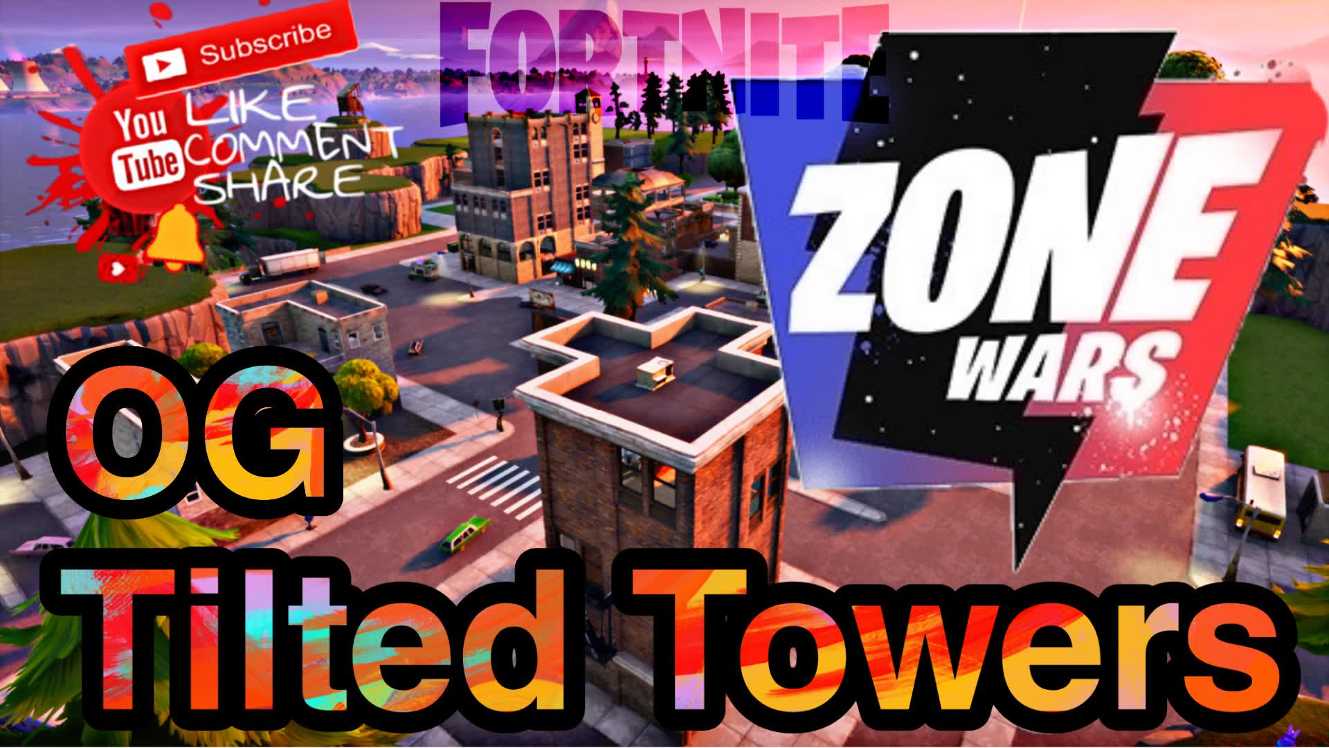 Trio tilted tower zone wars og wepons 7301-3532-9746 by solome - Fortnite Creative Map Code ...