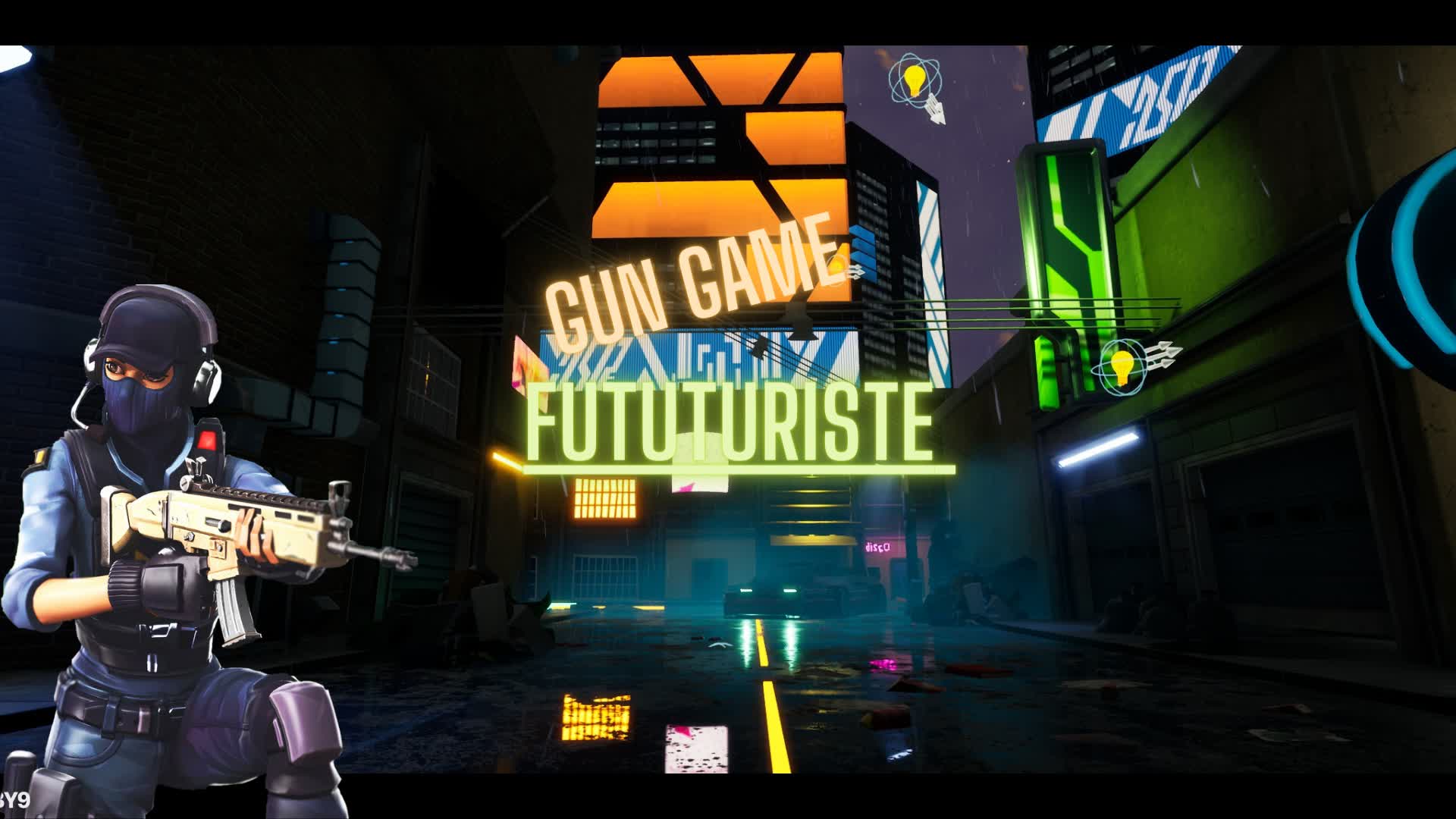futuriste GUN GAME 5368-6655-5237 by slyz3r - Fortnite Creative Map ...
