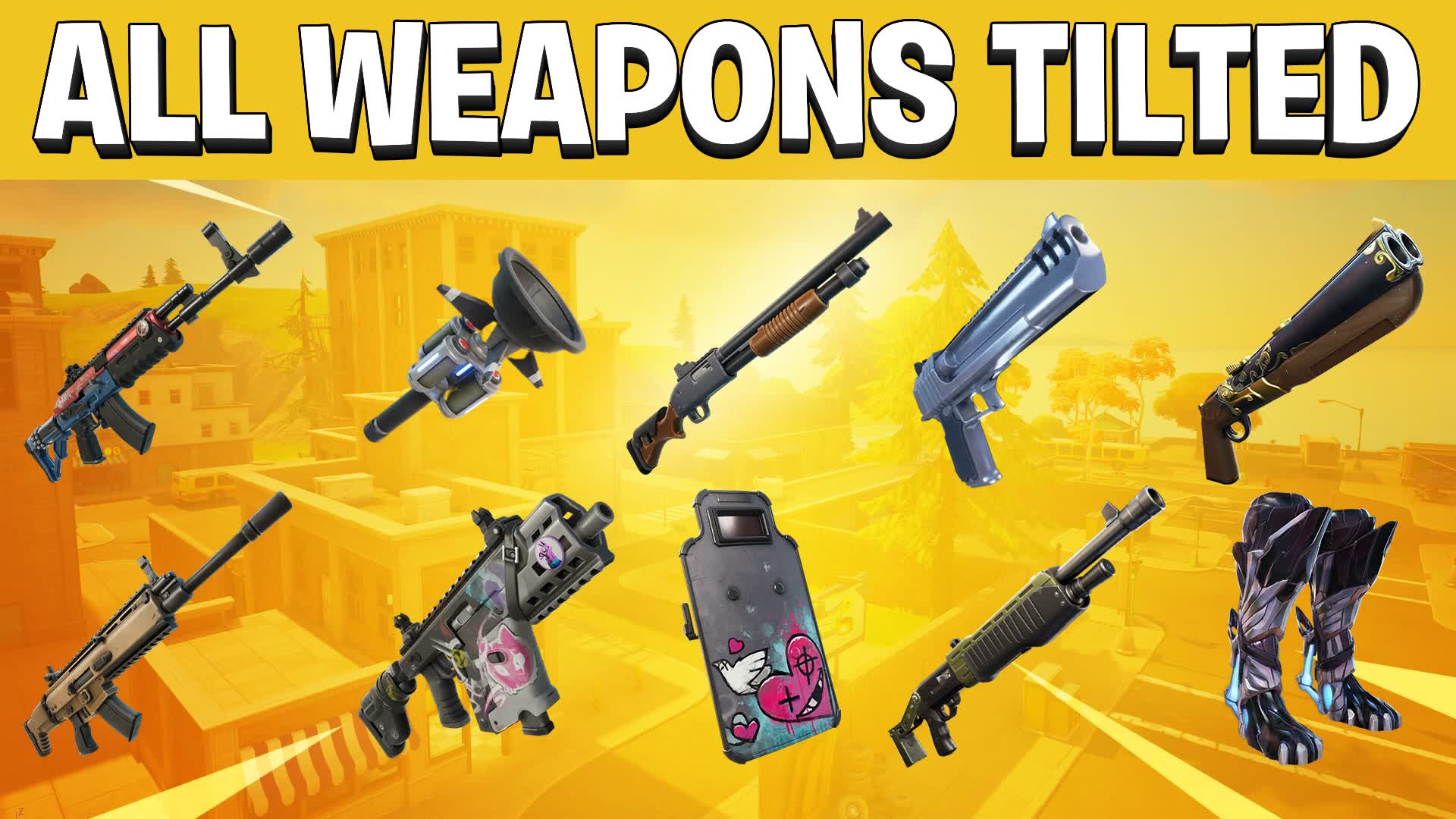 ALL WEAPONS TILTED 1840-3560-8890 by thepixelrealm - Fortnite Creative ...