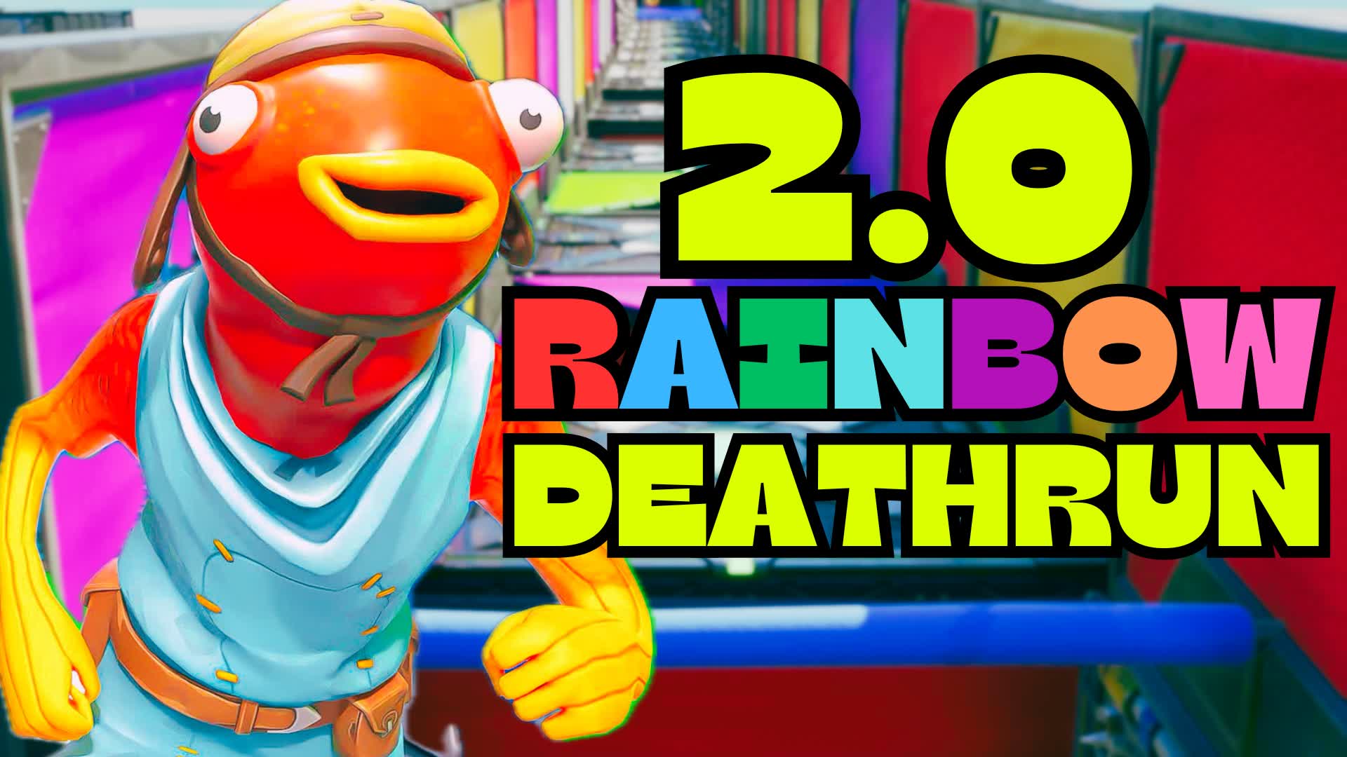 🌈2.0 RAINBOW DEATHRUN🌈(100 LEVELS) 7583-8253-8712 by noah12 - Fortnite ...