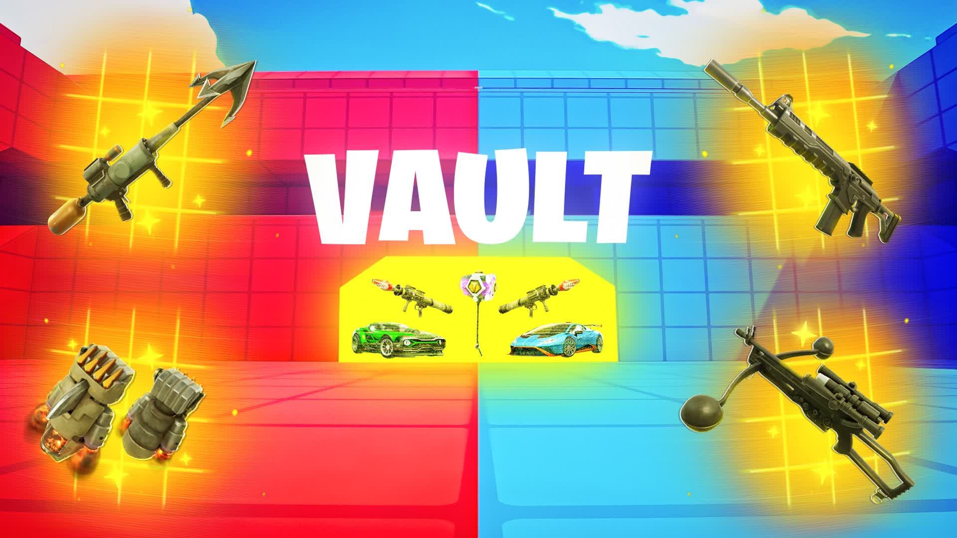 POWER RED VS BLUE🔴🔵 - CAPTURE THE FLAG 8466-4625-2281 by officialkasper - Fortnite Creative Map ...