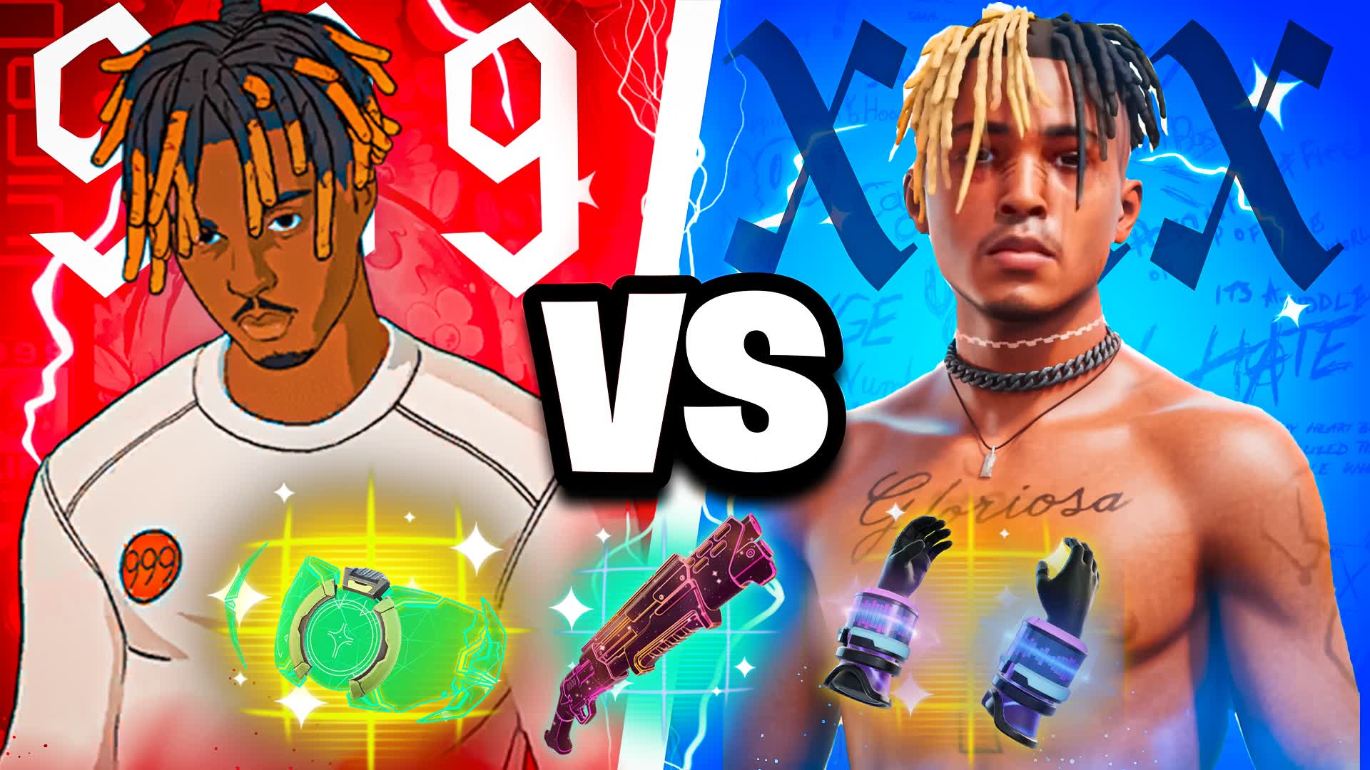 CHAOS JUICE BOSS VS XXX RED VS BLUE🔴🔵 7555-6105-5414 by hustlercreative ...