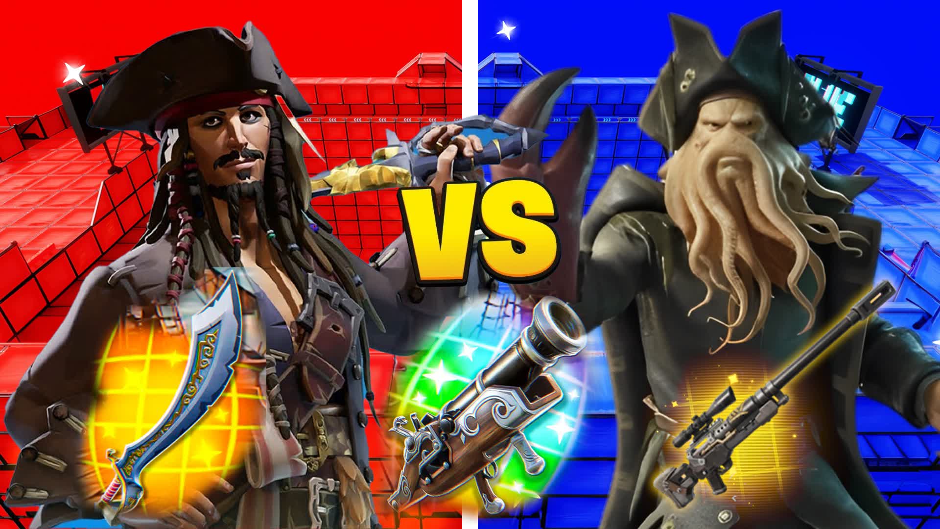 JACK SPARROW RED VS BLUE GUNGAME🔴🔵 8269-9996-6507 by fgrl - Fortnite Creative Map Code - Fortnite.GG