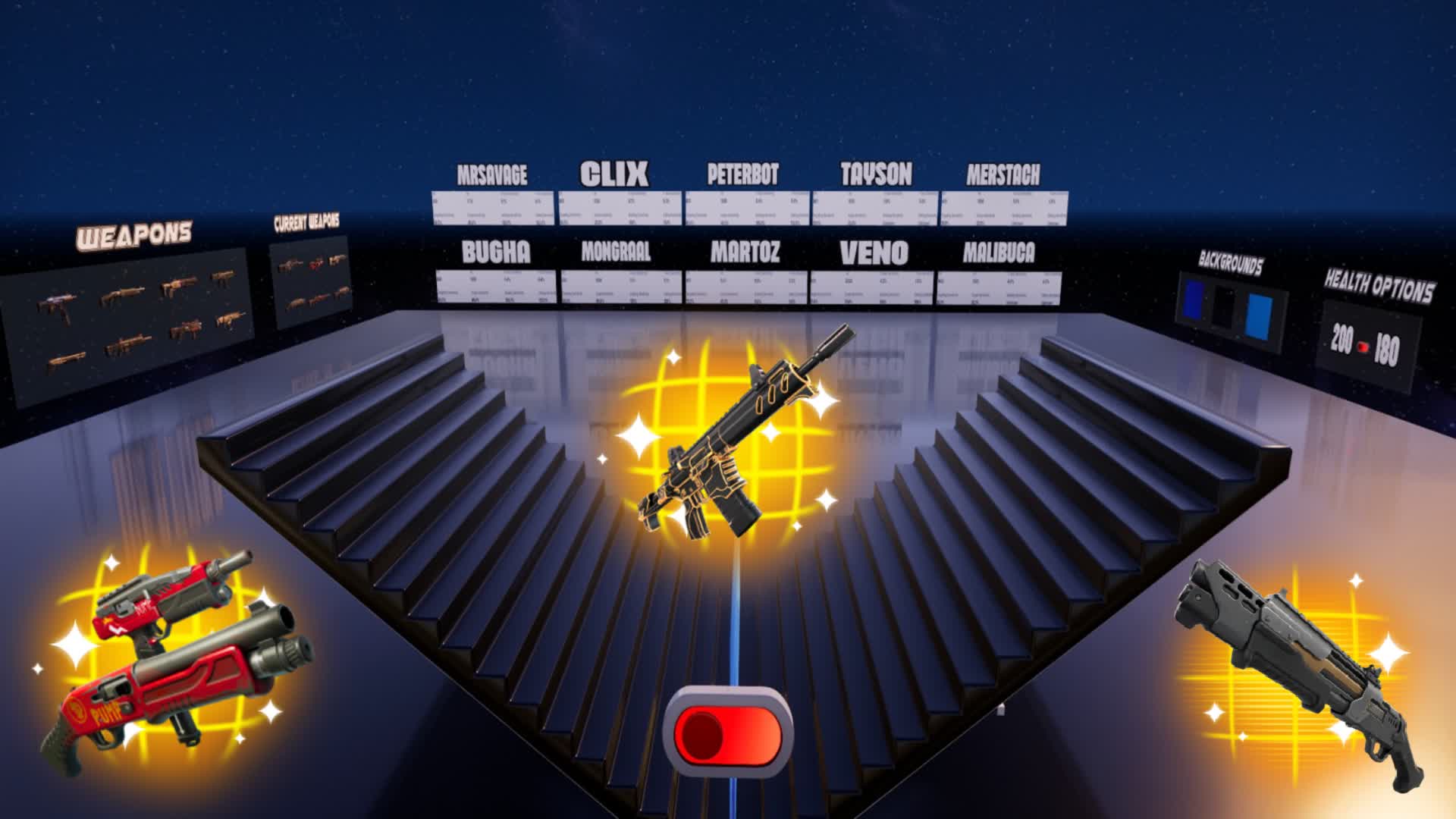 pro settings 1vs1 8819-4032-3464 by fire11 - Fortnite Creative Map Code ...