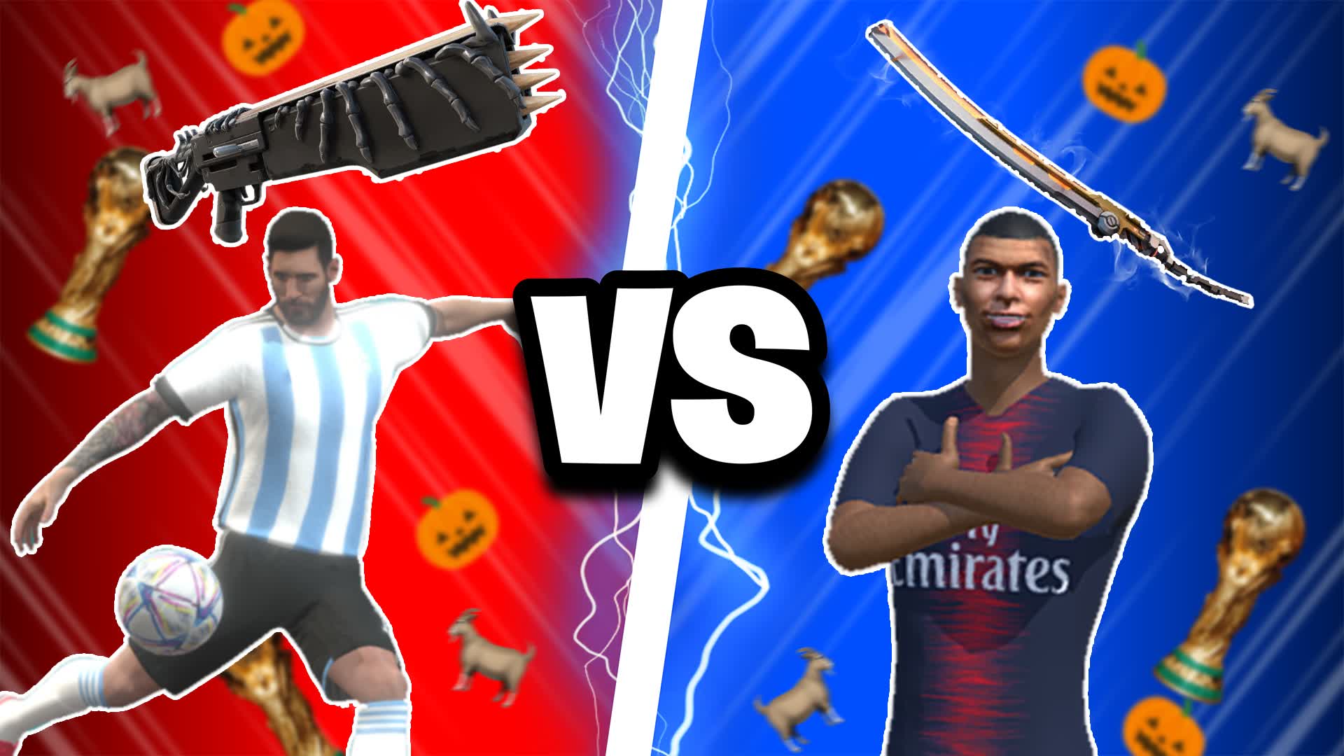 🇦🇷 MESSI VS MBAPPE 🇫🇷 9315-4367-0701 by maloufs - Fortnite Creative Map ...