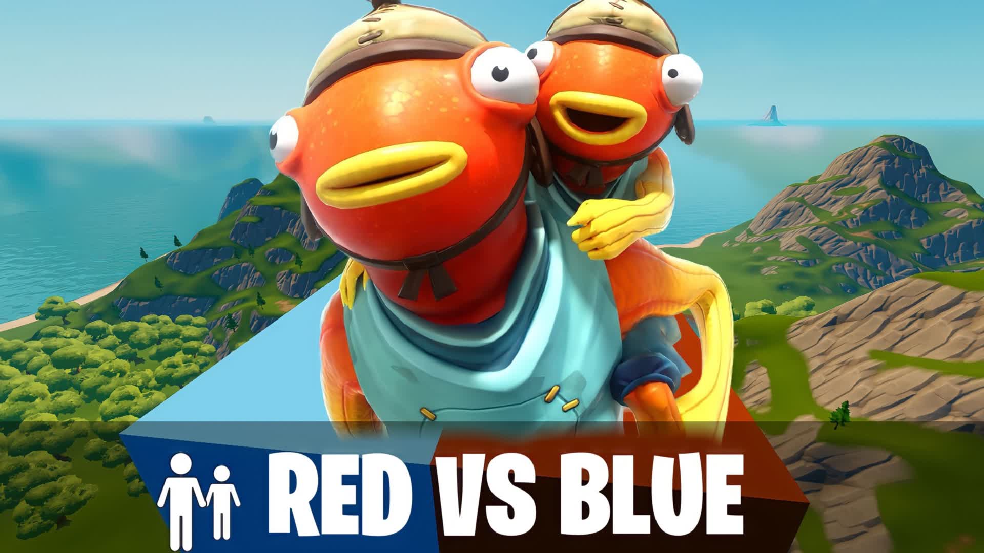 RED VS BLUE 2v2 8793-4321-1280 by lolzd - Fortnite Creative Map Code - Fortnite.GG