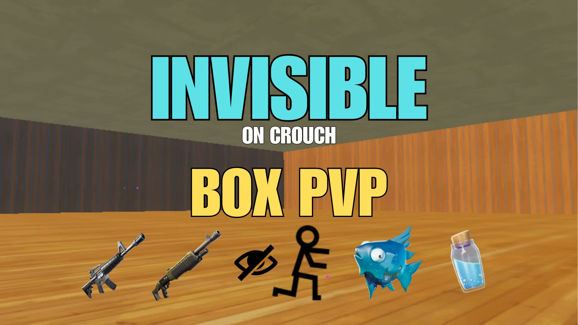 🦸🏻INVISIBLE BOX PVP📦 3416-7129-3703 by xtrfn - Fortnite Creative Map Code - Fortnite.GG
