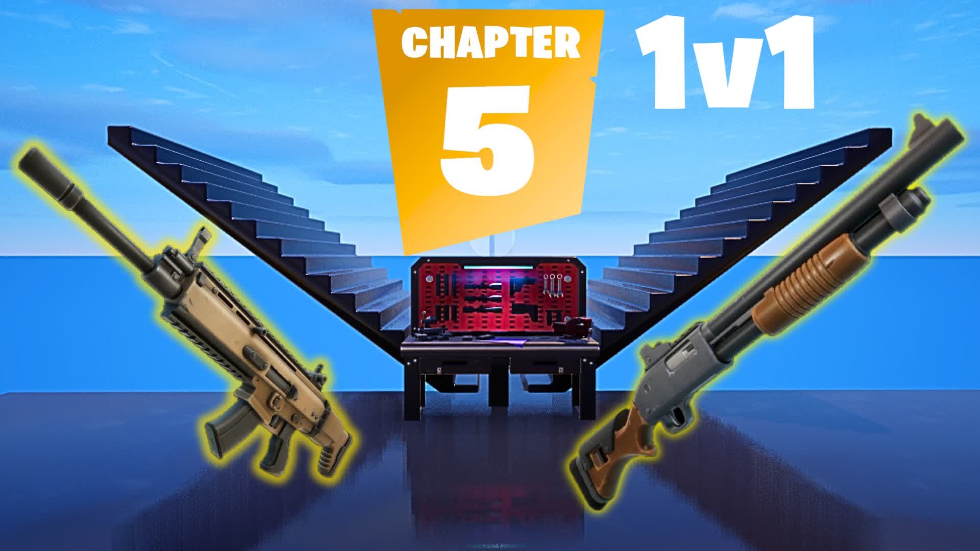 CH5 1V1 NEW WEAPONS ⭐ 6269-3699-9450 by wwi - Fortnite Creative Map ...
