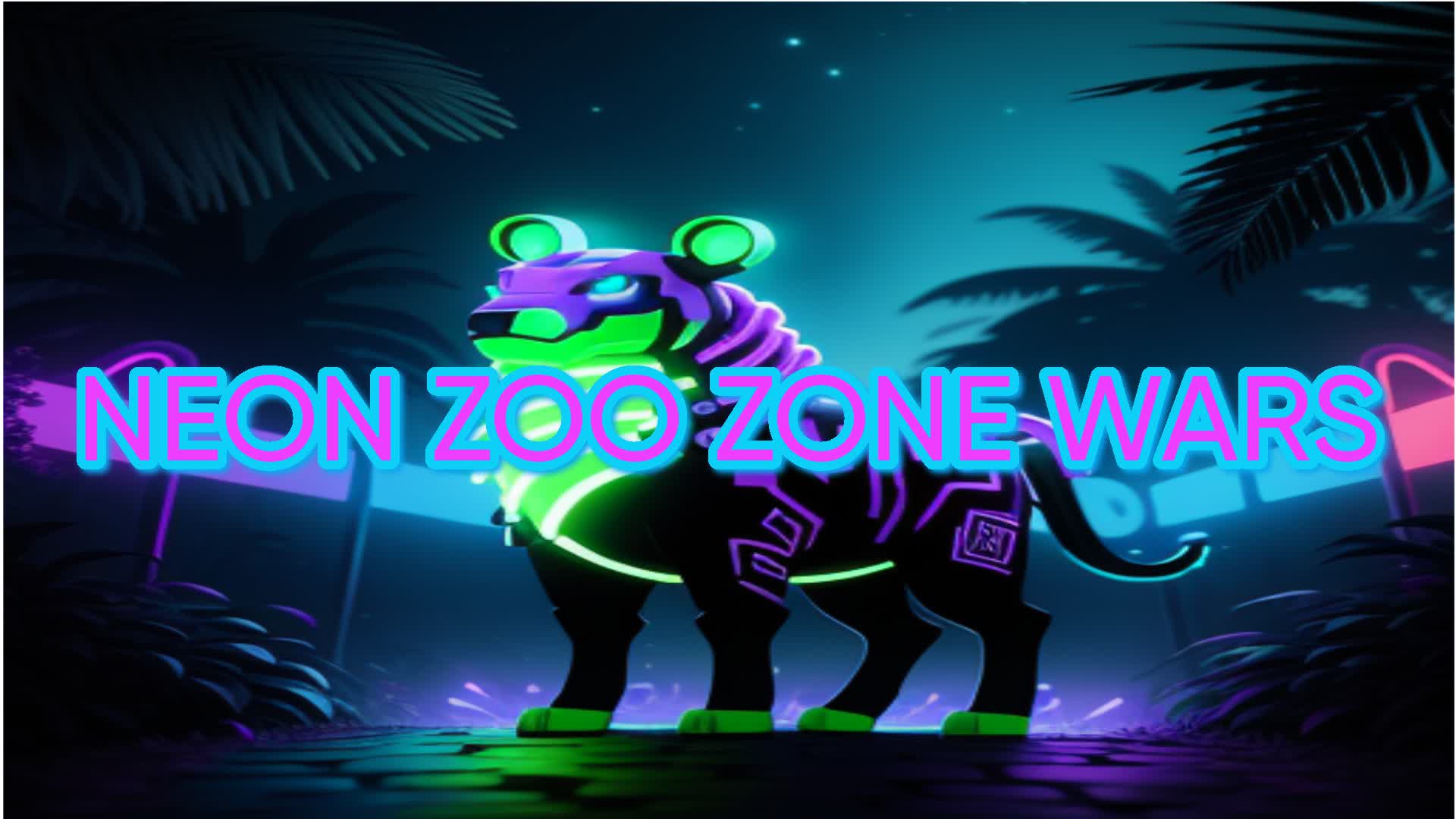 Neon Zoo Zone Wars🦁 0484-8005-9648 by apil - Fortnite