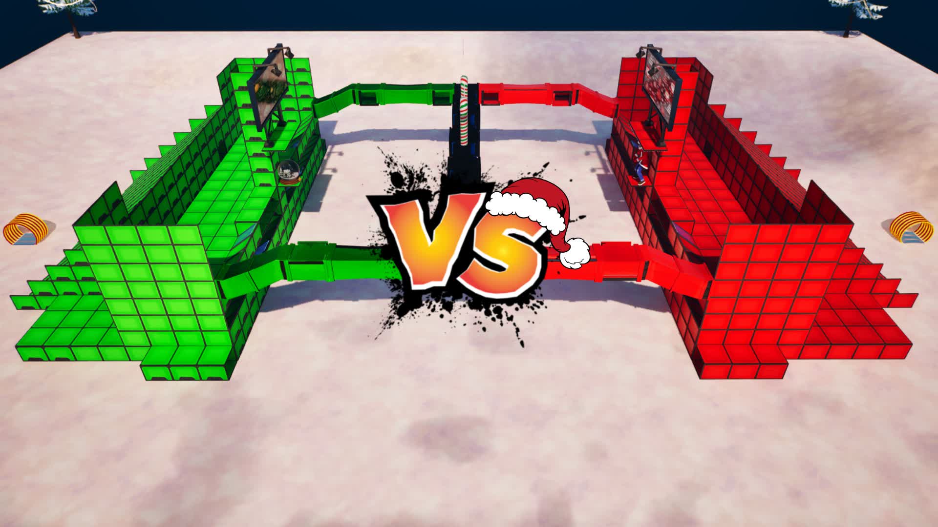 RED vs GREEN X-MAS 8143-0274-8437 by bennyhab - Fortnite Creative Map ...