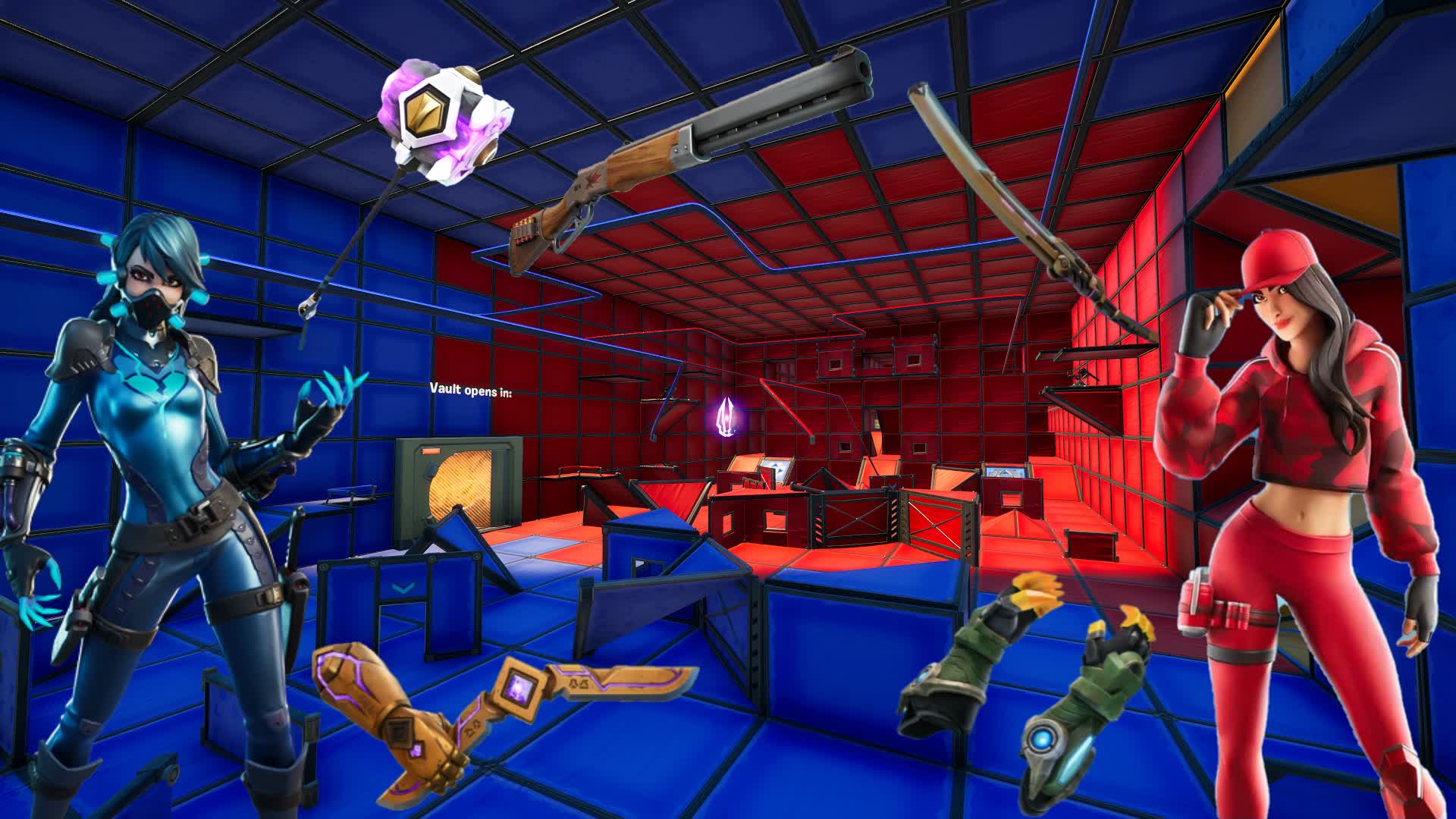 💯Crazy Teamfight 🔥RED vs BLUE🥶 6151-2615-6617 by piduu - Fortnite Creative Map Code - Fortnite.GG