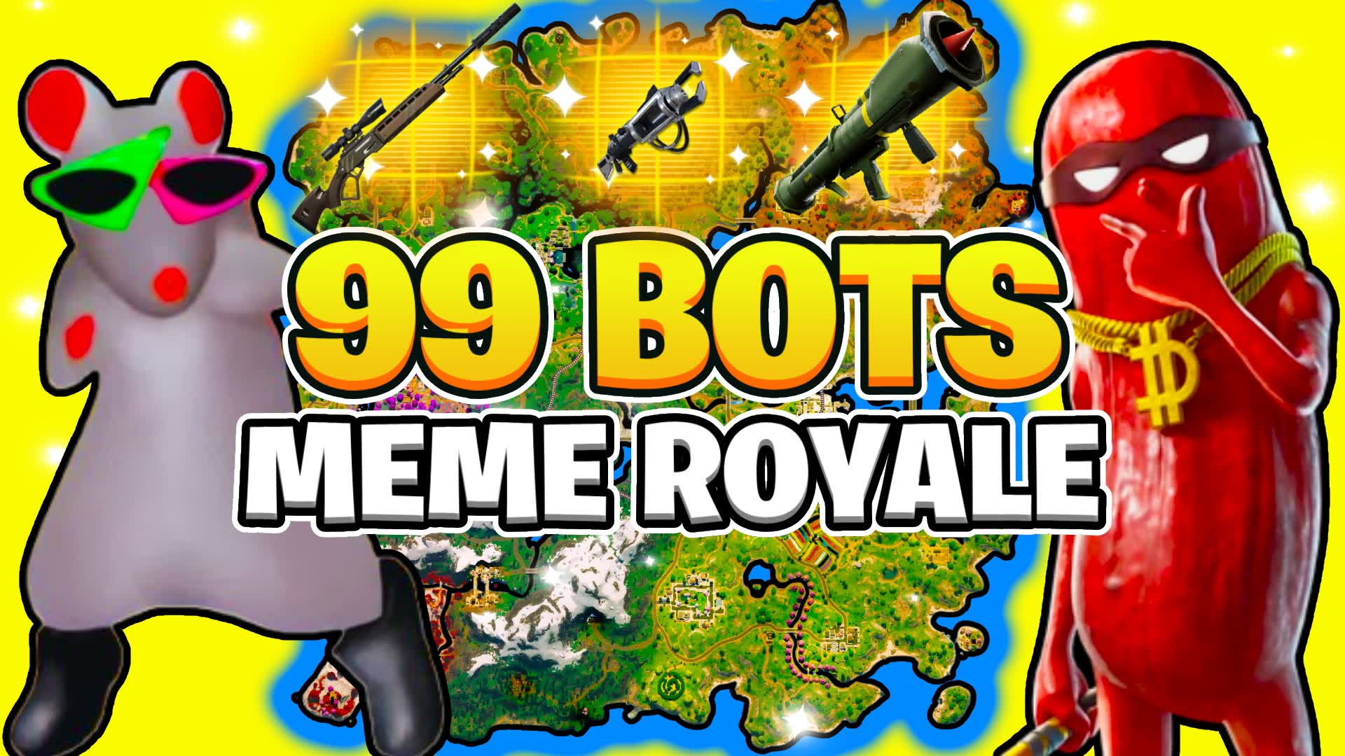 99 BOTS 😂 MEME ROYALE ⭐ FFA (ALL CARS) 7226-7777-9361 by joberrymaps - Fortnite Creative Map ...