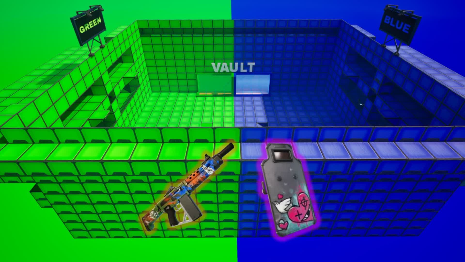 Super 🌱Green Vs Blue🥶 1965-5884-3177 by teamfmc - Fortnite Creative Map ...