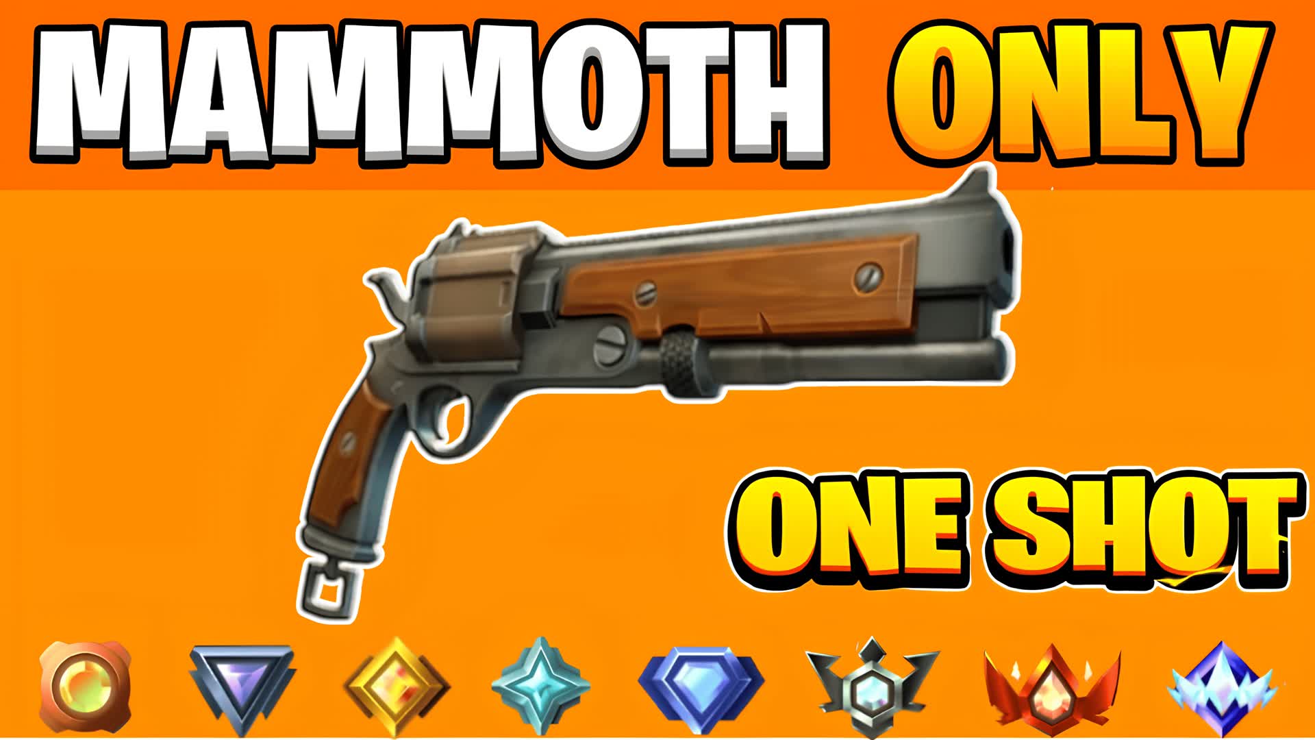 MAMMOTH PISTOL ONLY TILTED 🎯 ONE SHOT 7155-0222-8558 by rvh - Fortnite