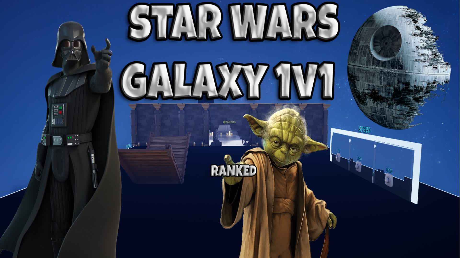 1V1 STAR WARS 0247-2068-1374 by trent66 - Fortnite Creative Map Code - Fortnite.GG
